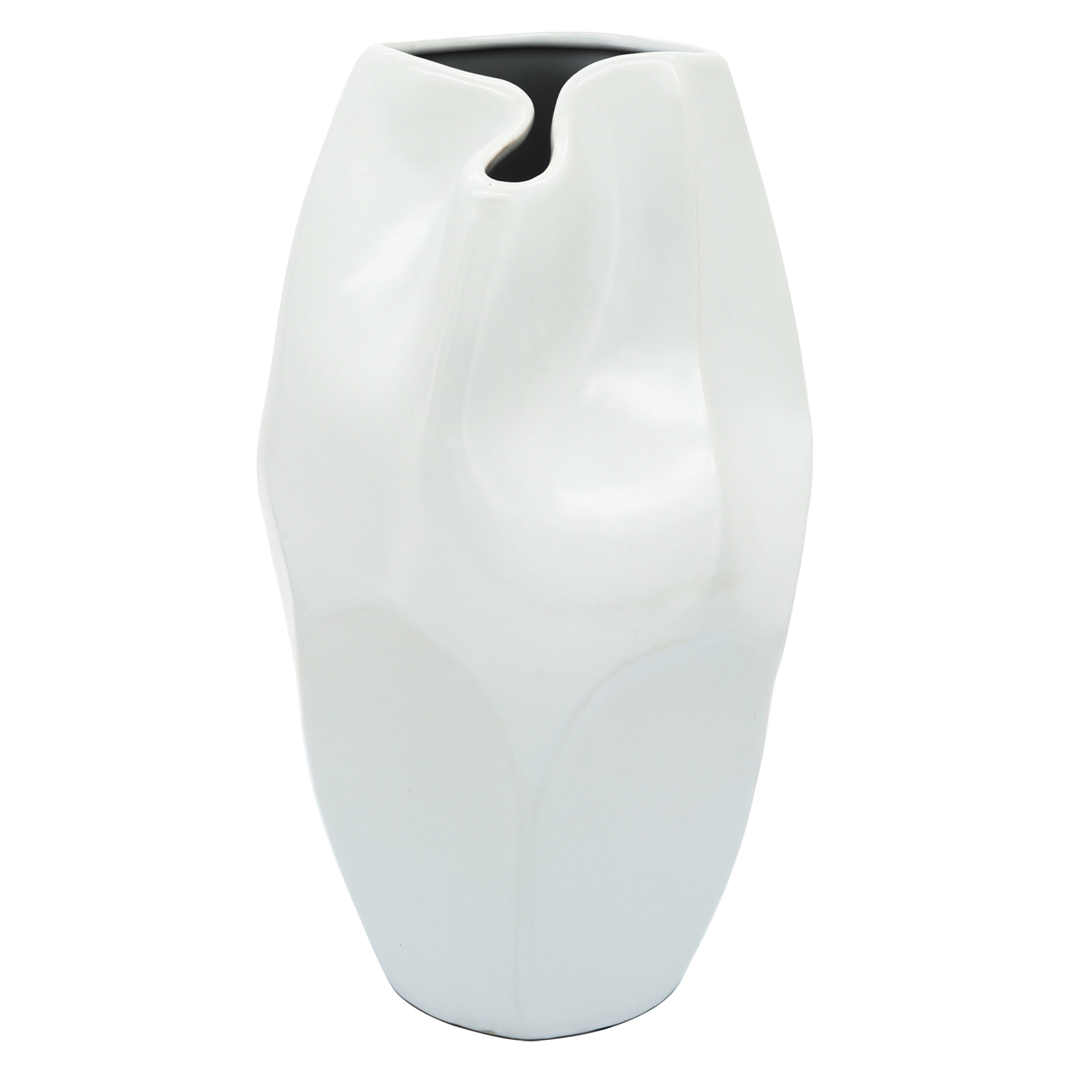 Joss & Main Modern Abstract Decorative Ceramic Vase for Table Decor ...