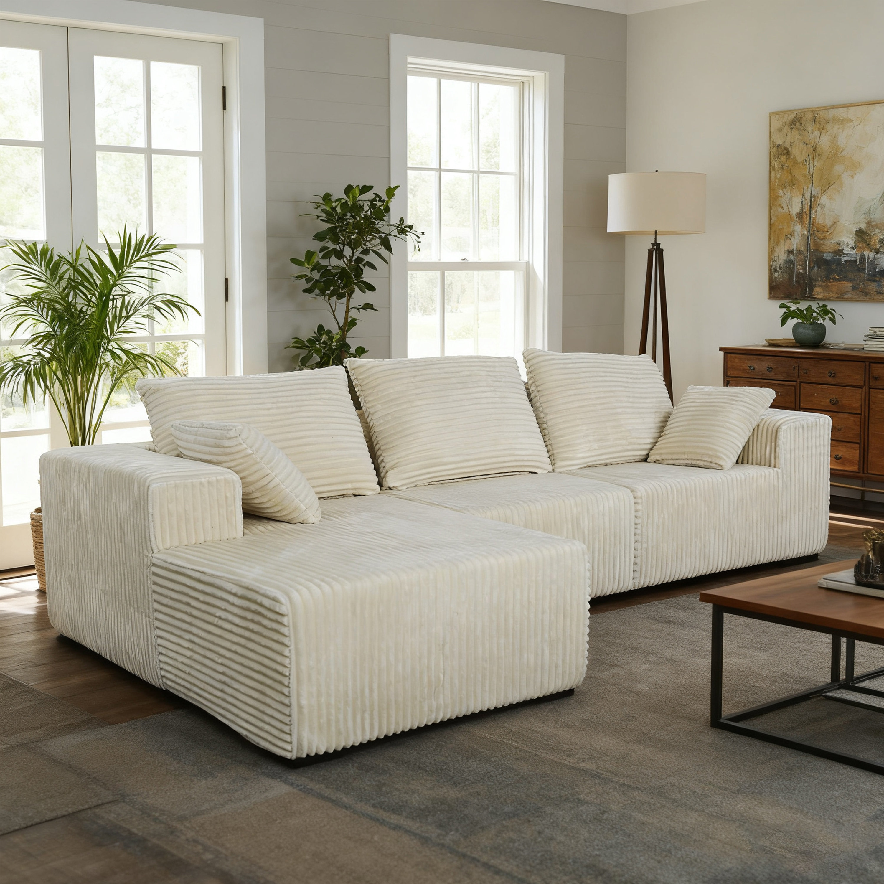 Ebern Designs Corner Combination Sofa, Sectional Sofa ,Couch Sofa,Sofa ...