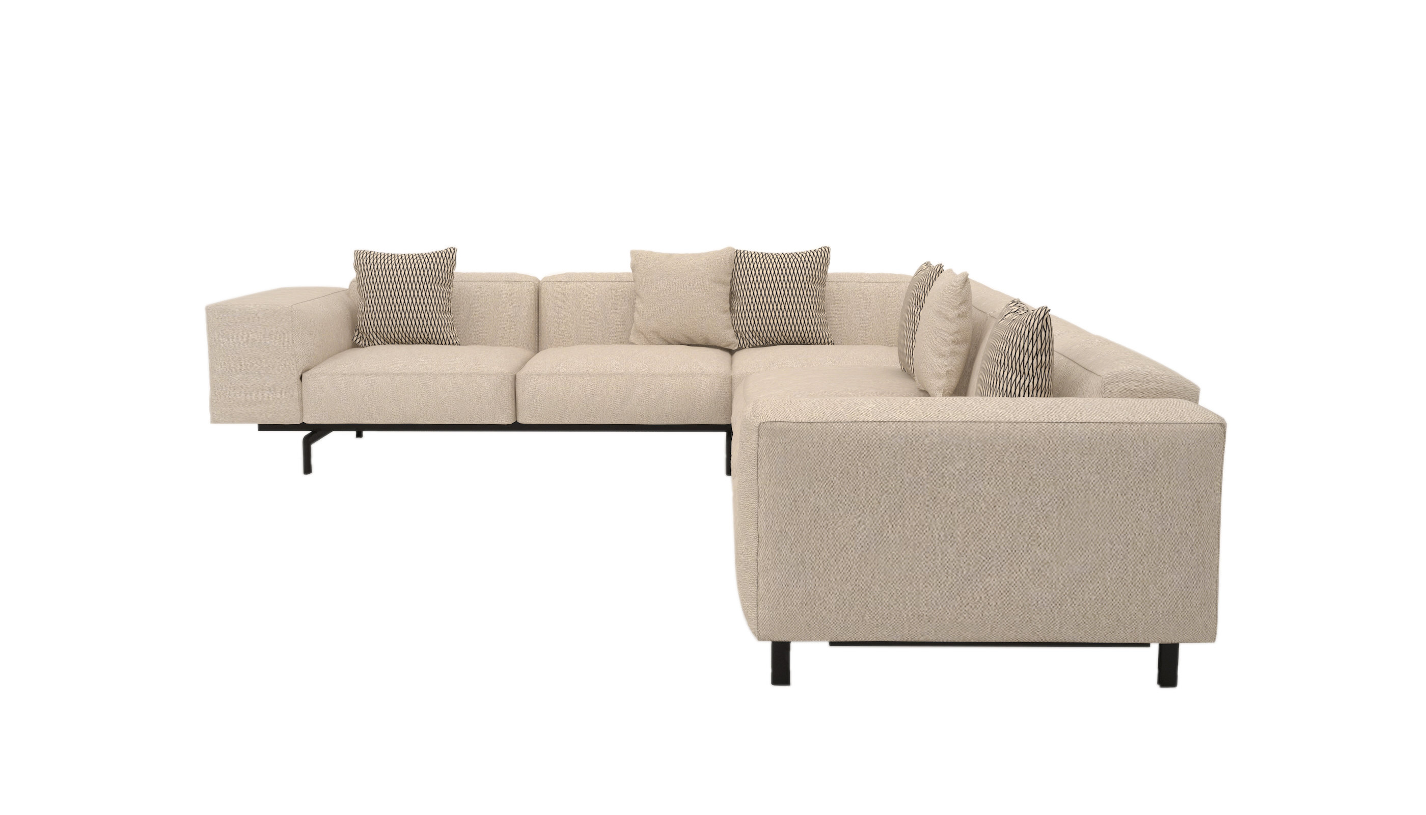 Kartell Largo Corner 5-Seater Sectional by Piero Lissoni | Wayfair