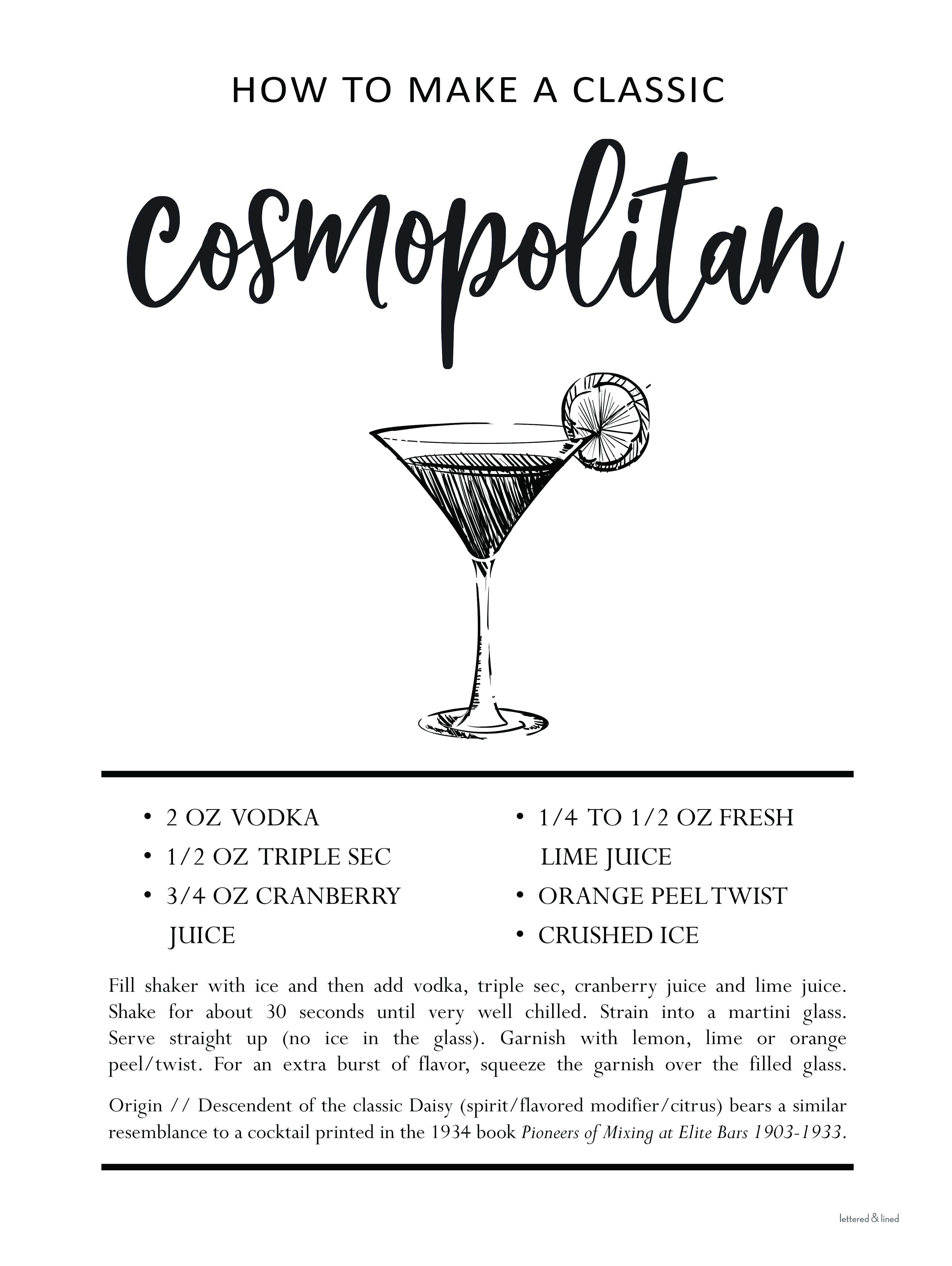 Trinx Cosmopolitan by Lettered & Lined - Wrapped Canvas Print | Wayfair