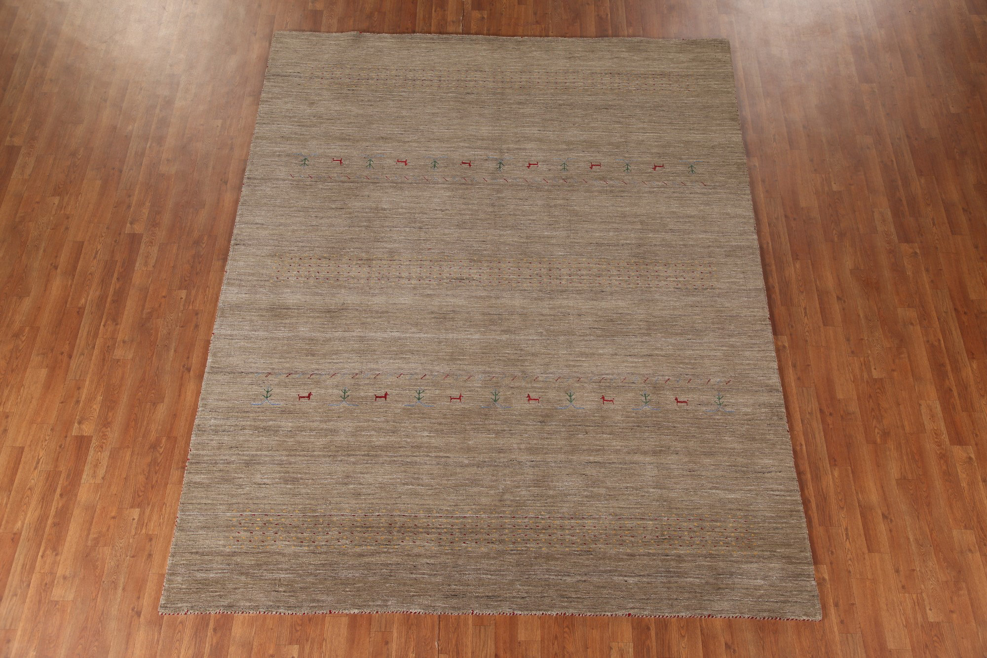 Isabelline Handmade Gabbeh Indian Area Rug 8x10 | Wayfair