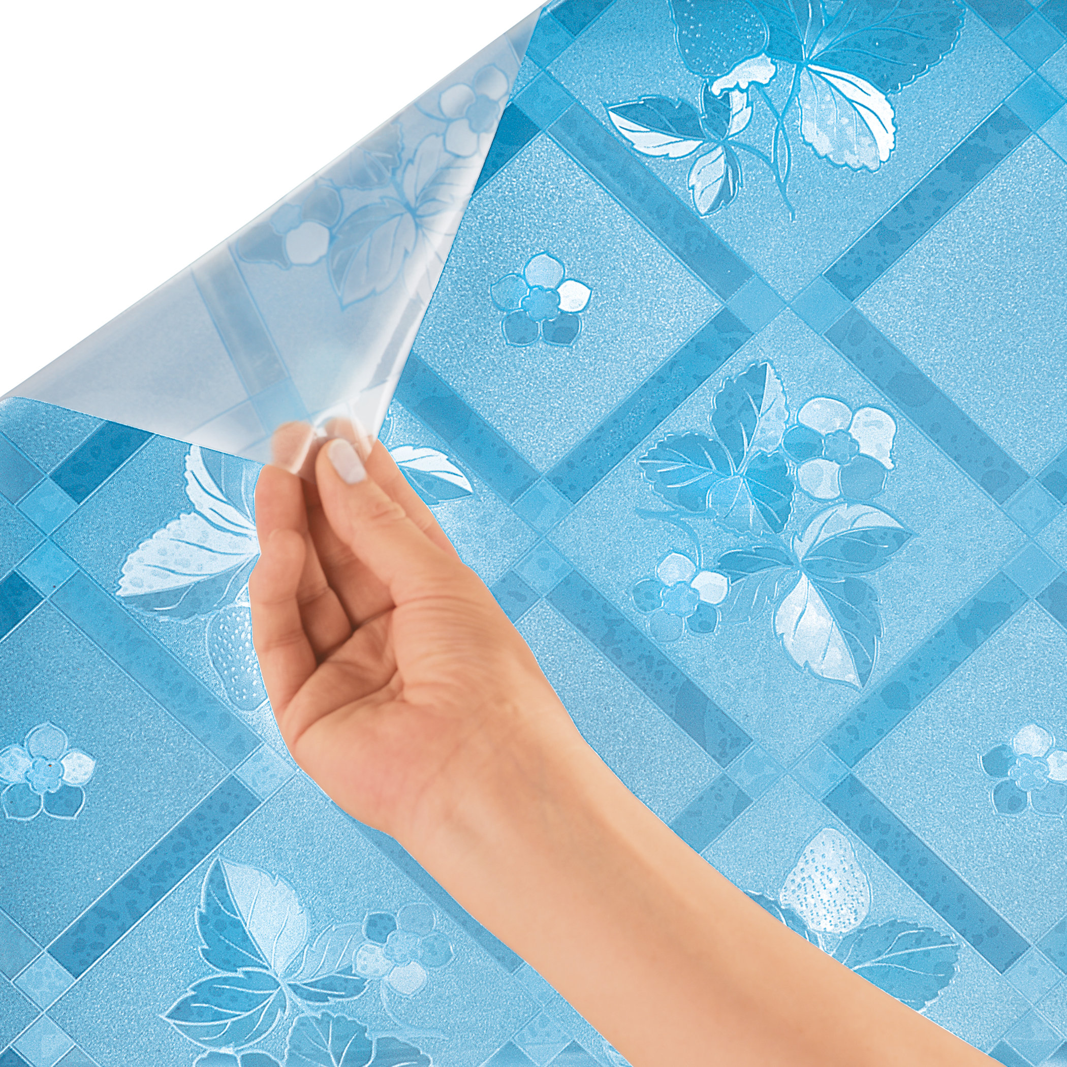 Winston Porter Frosted Flowers and Trellis Privacy Cut-to-Fit Window ...