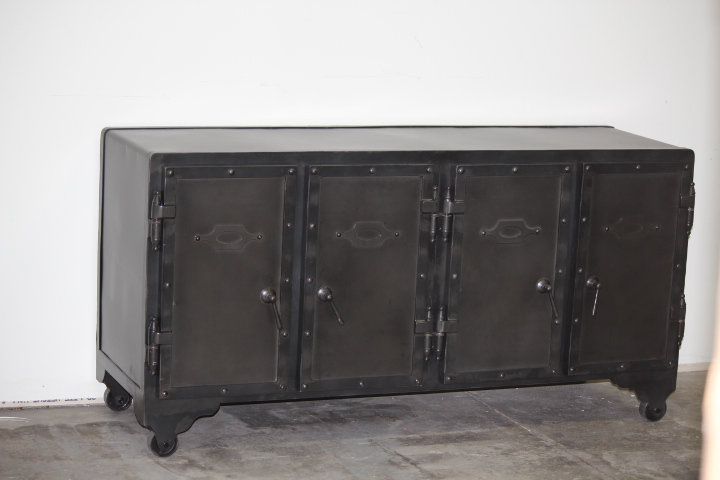 Williston Forge Camarena Vault Metal Modern Sideboard/Buffet | Wayfair