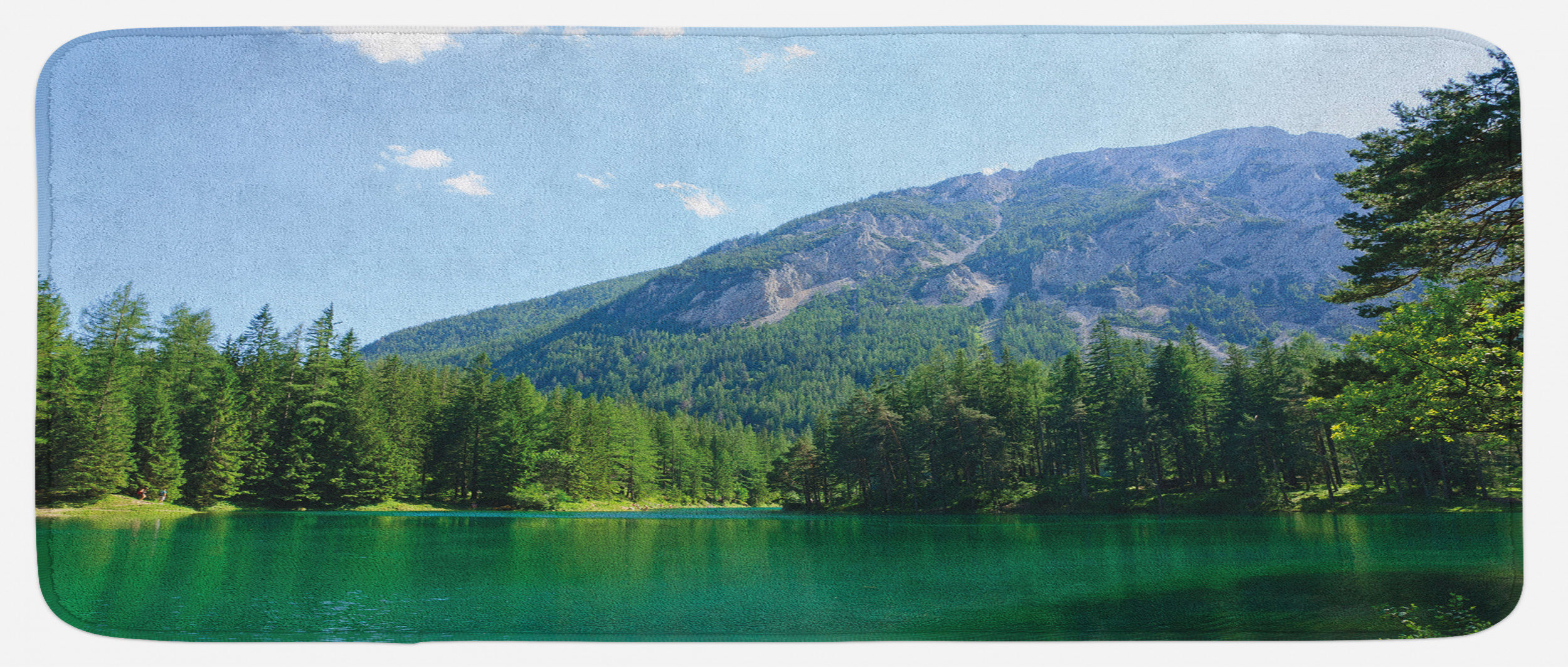 East Urban Home Lake Surrounded By Forest At Mountain Valley Austrian ...