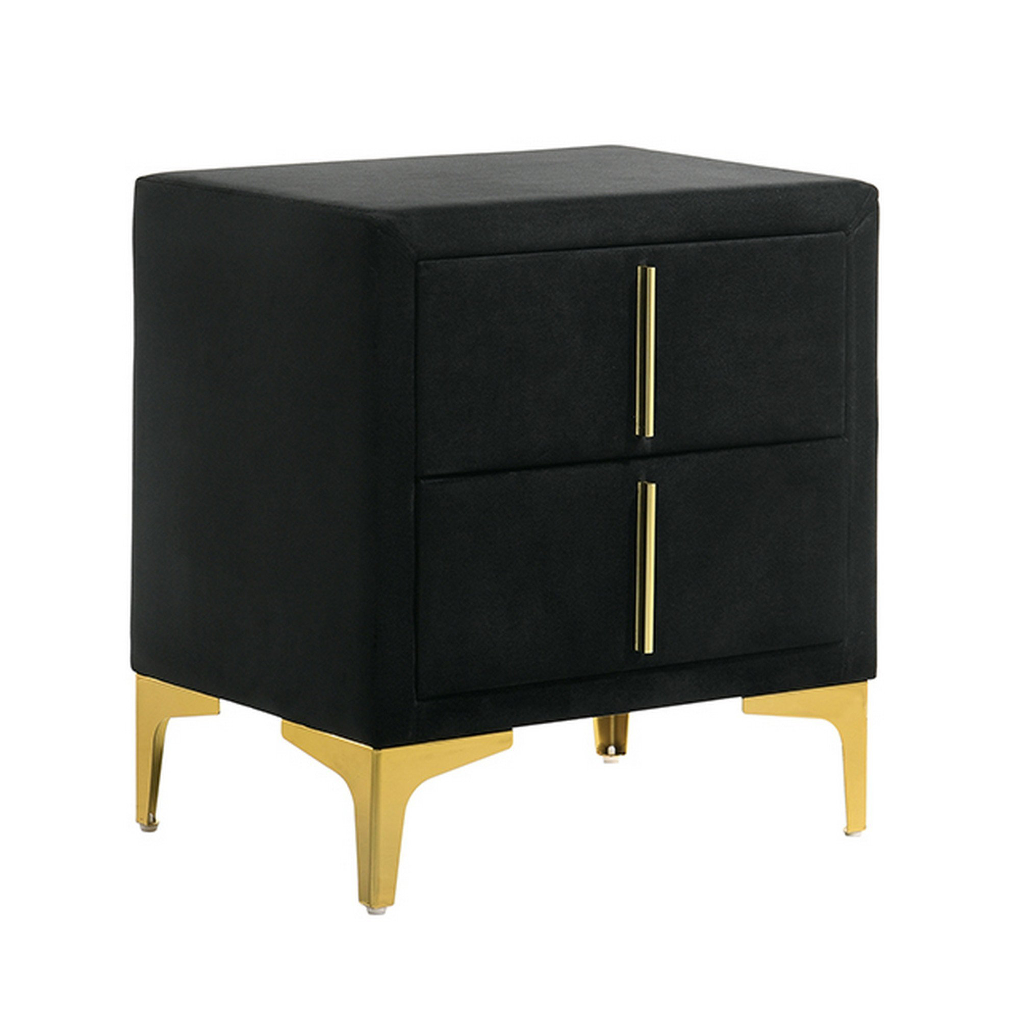 Everly Quinn Maymi Steel Nightstand | Wayfair