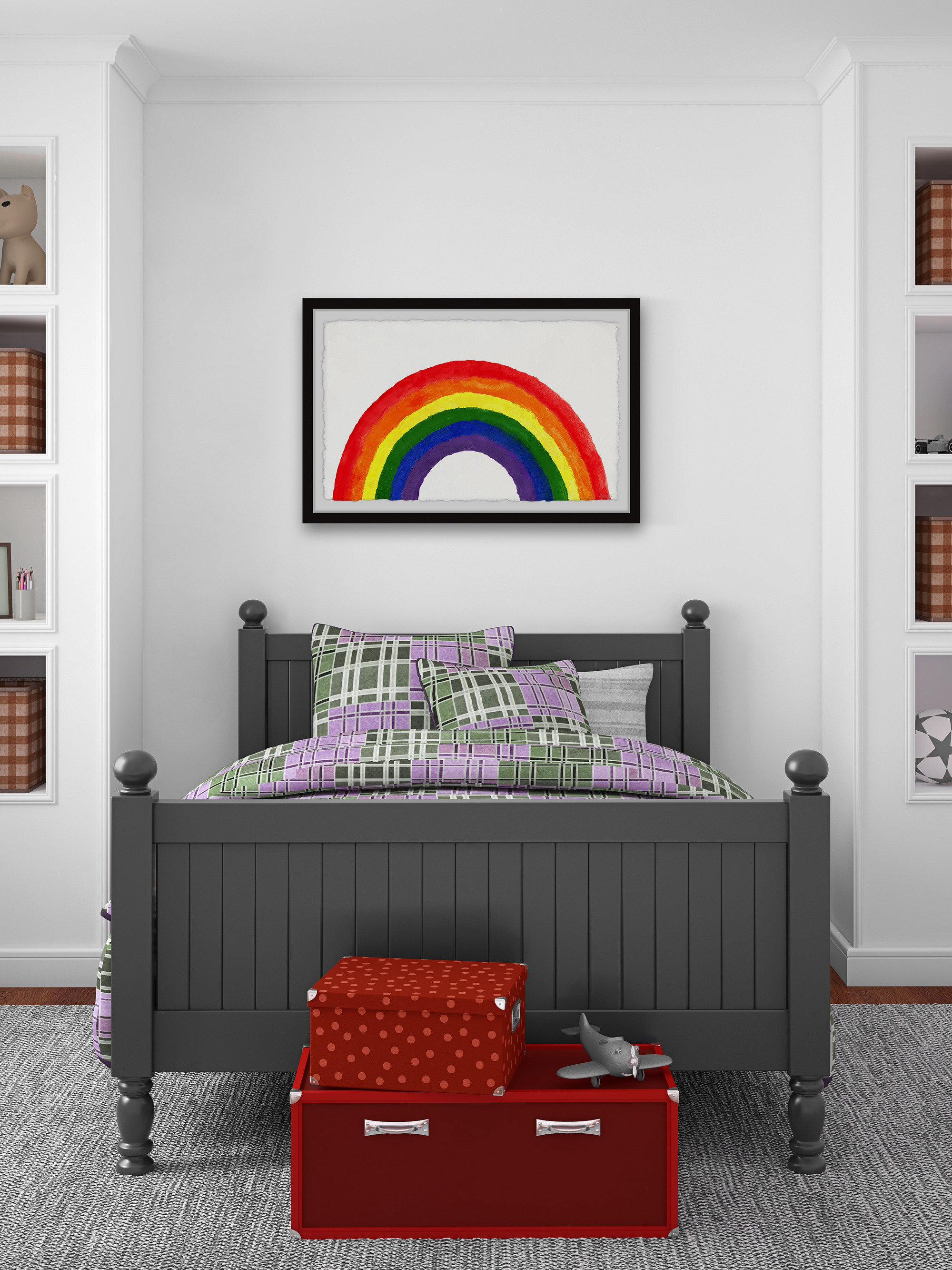 Isabelle & Max™ 'Vibrant Rainbow' Framed Print - Wayfair Canada