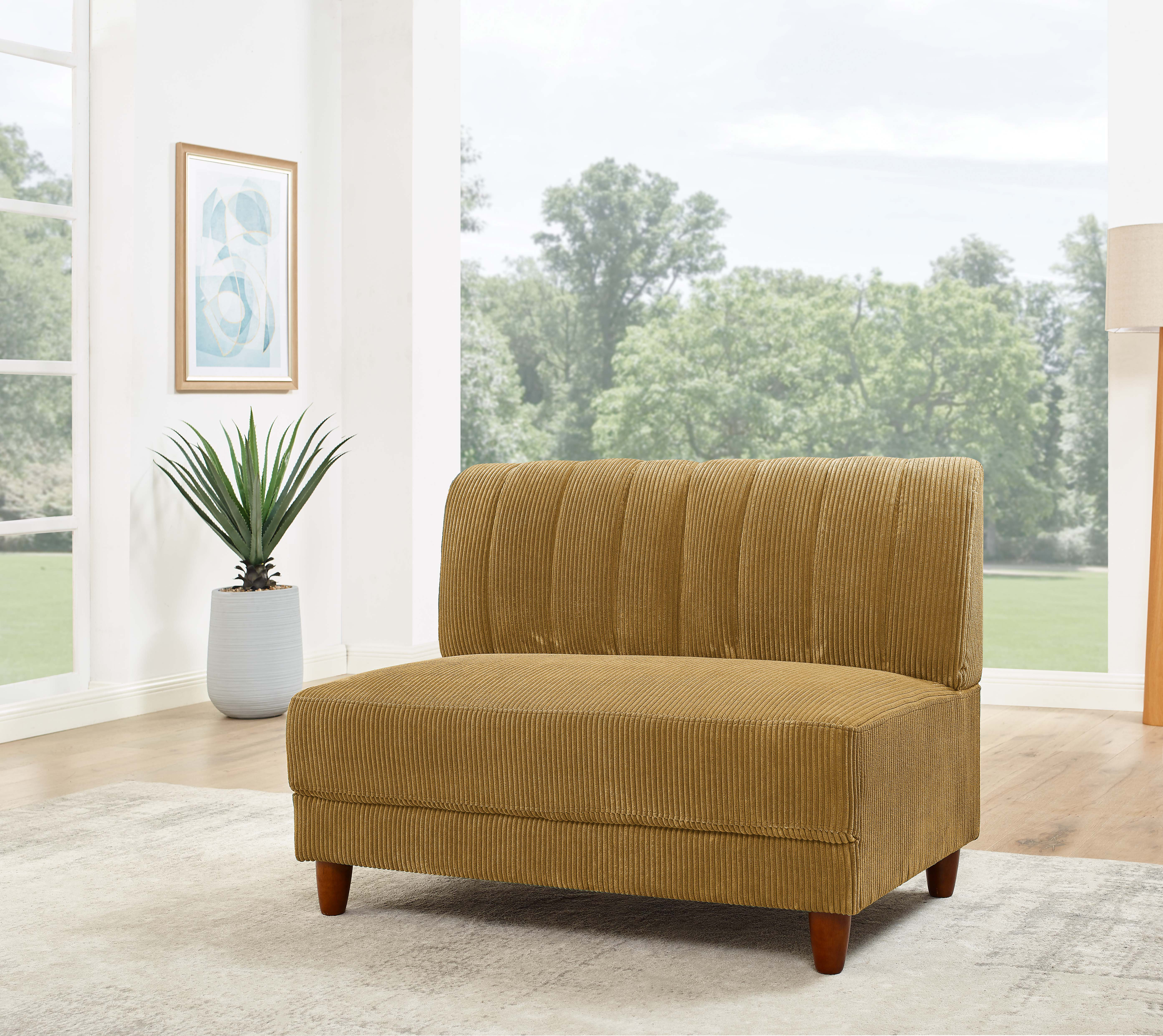 Wade Logan Candan 48" Upholstered Loveseat & Reviews - Wayfair Canada