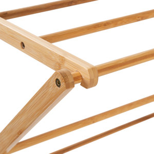 Latitude Run® Bamboo Collapsible Drying Rack | Wayfair