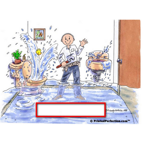 Printed Perfection Personalized Friendly Folks Plumber - Male ...