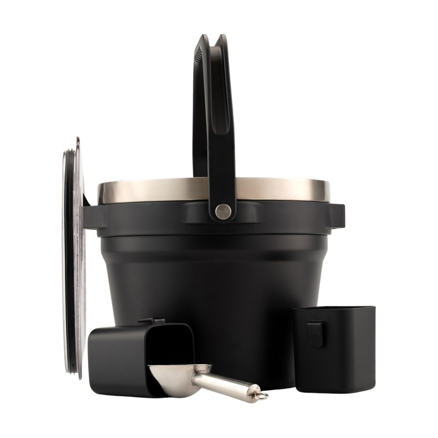 Hokku Designs Large Insulated Ice Bucket With Lid – Stainless Steel Ice ...