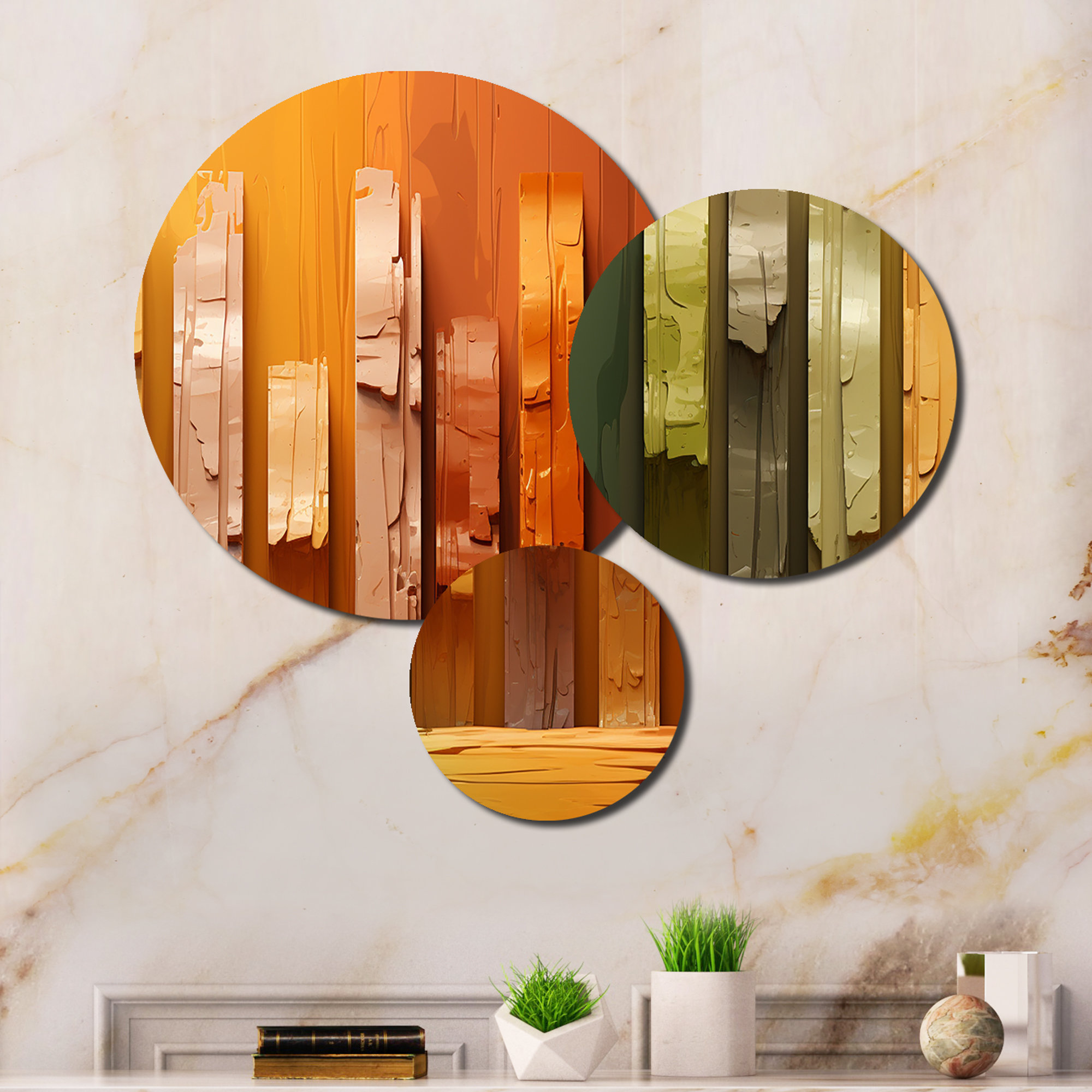 Ivy Bronx 3 Wall Decor Set Metal | Wayfair