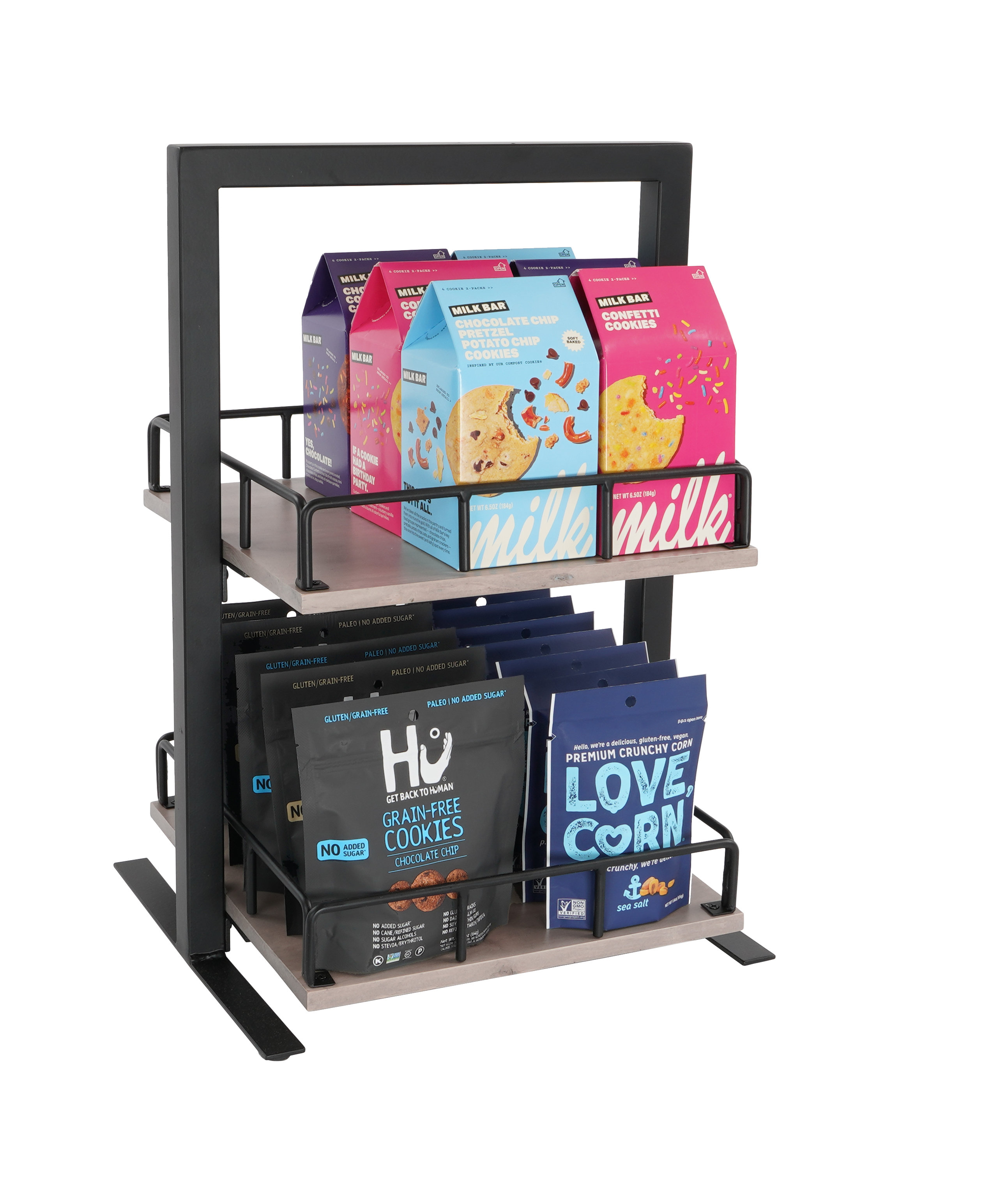 Cal-Mil 12'' W Solid + Manufactured Wood Merchandiser | Wayfair