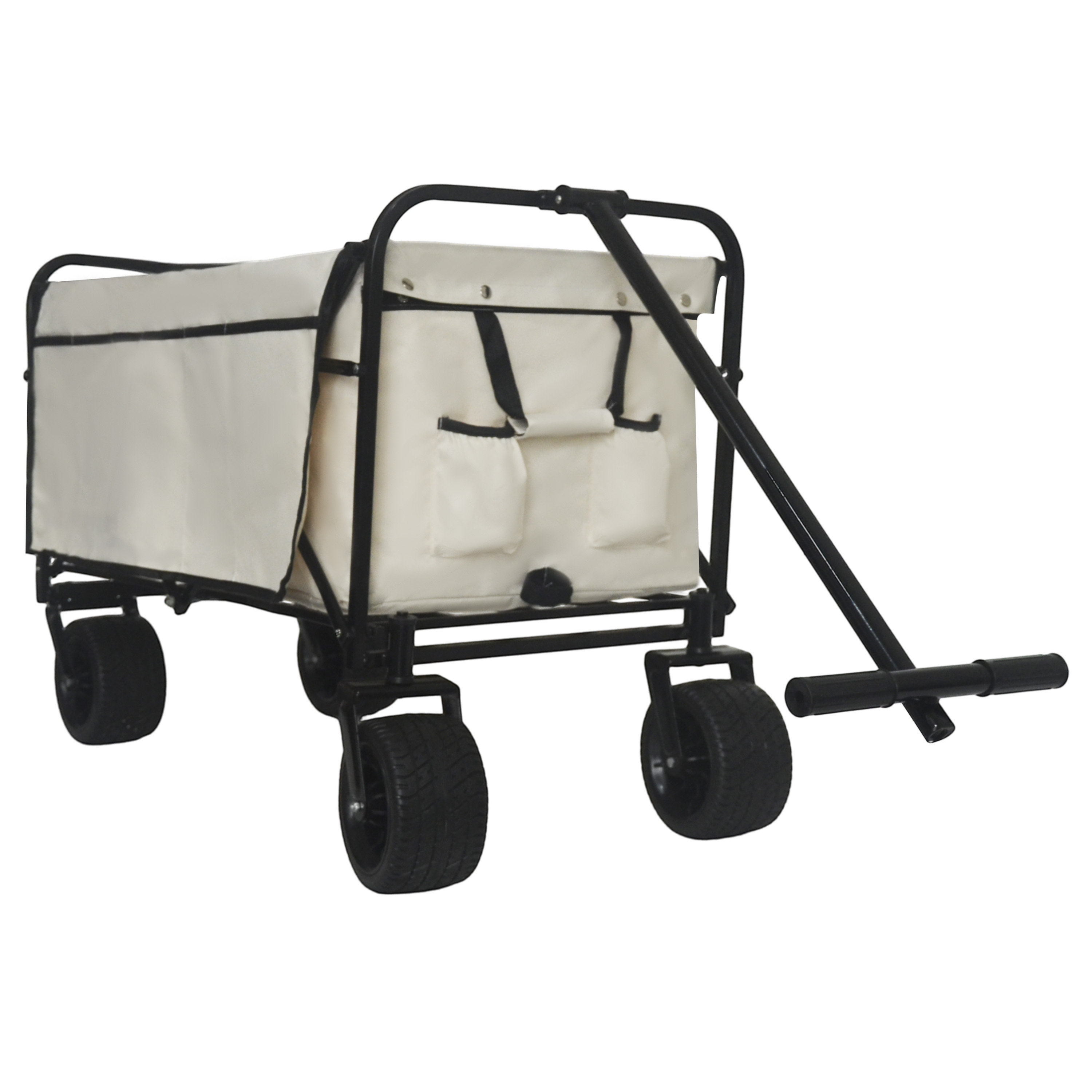 Himimi 360° Rotating Rear Wheel Heavy-duty Folding Wagon – Multi-use ...