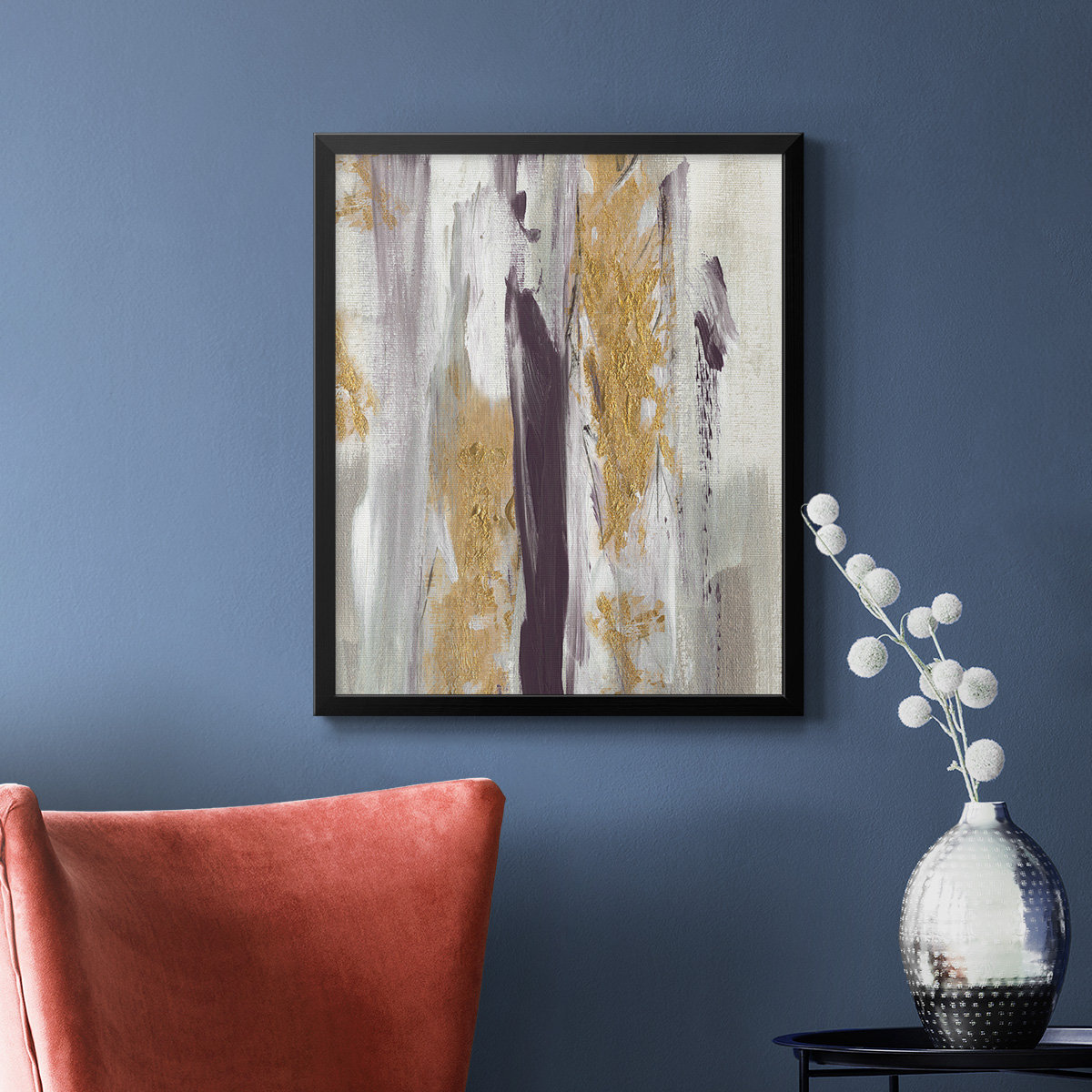 Wrought Studio™ Tumultuous Amethyst II Premium Framed Canvas - Ready to ...