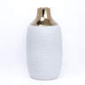 Mercer41 Maysha Golden Rimmed Ceramic Vase For Modern & Bohemian Decor ...