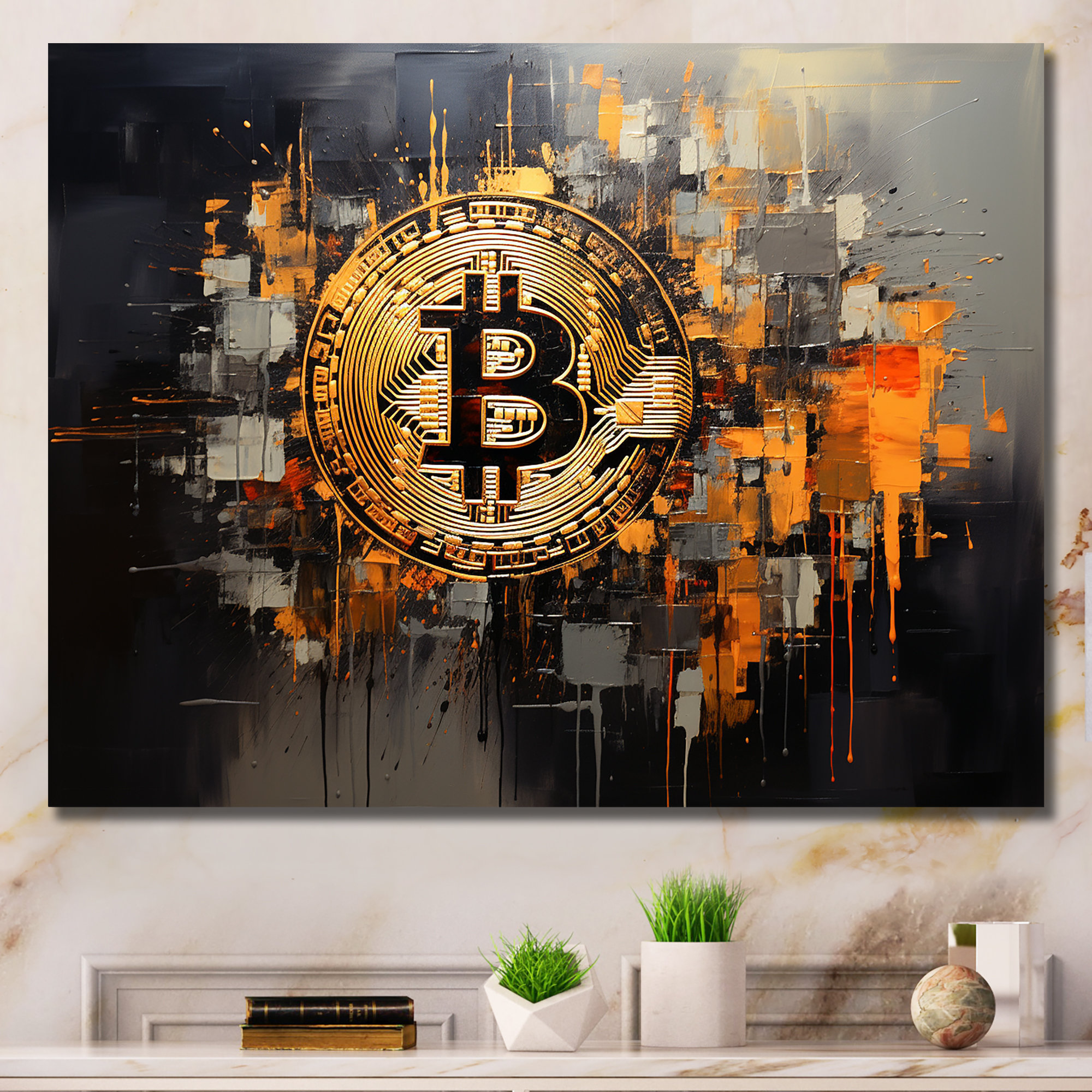 crypto wall art