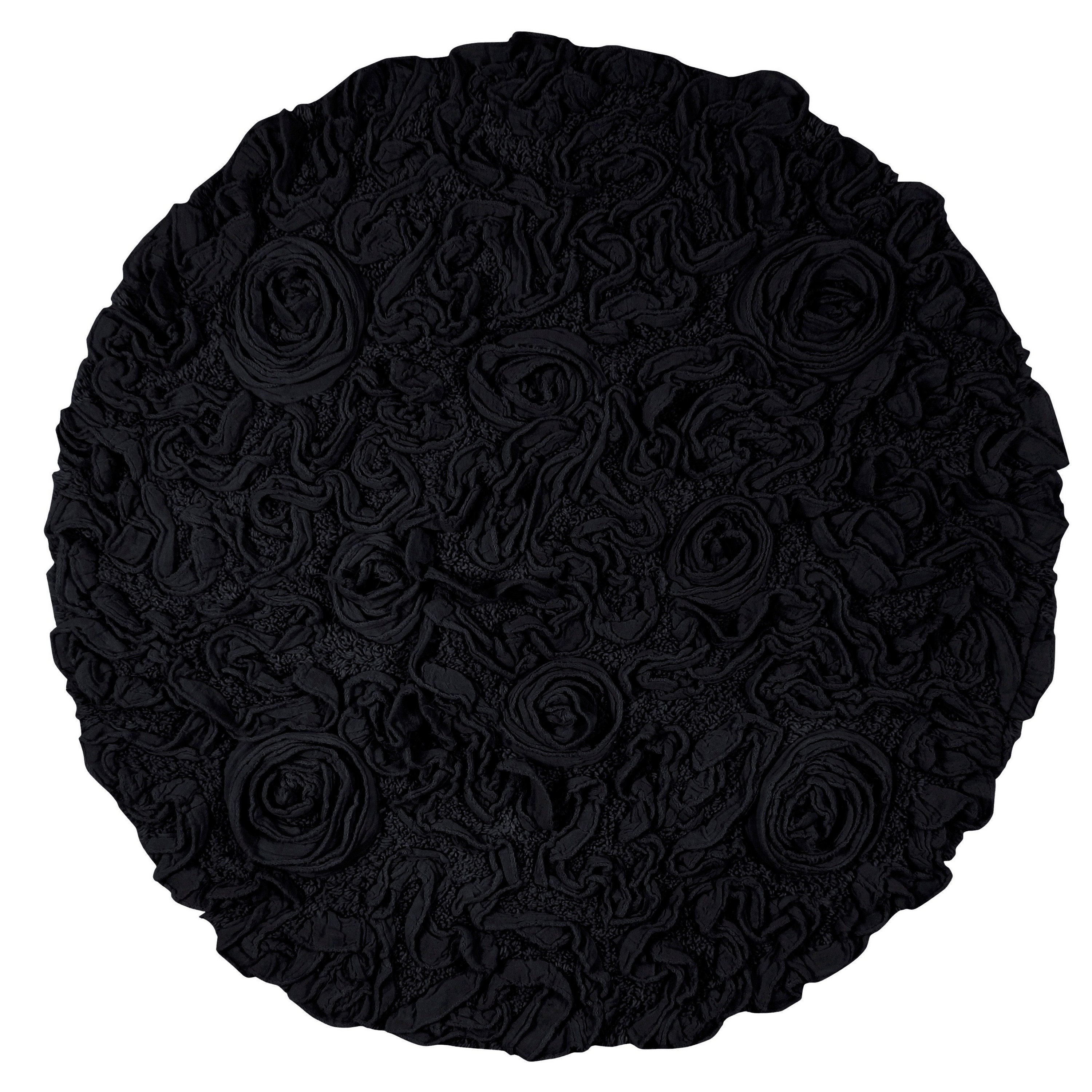Winston Porter Franciska 100% Cotton Machine Washable Round Bath Rugs ...