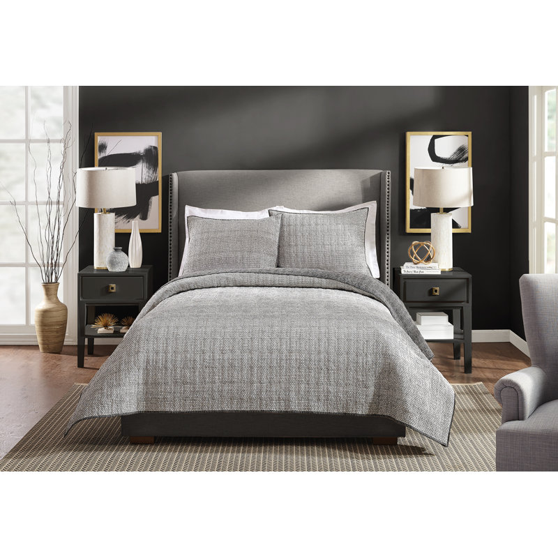 Ayesha Curry Graphite Single Reversible Quilt & Reviews | Wayfair