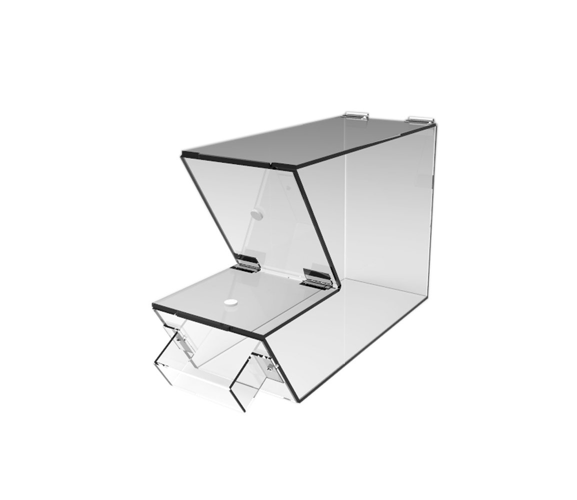 Prep & Savour FixtureDisplays 4 X 12 X 7" 1.1 Gallons Clear Acrylic ...