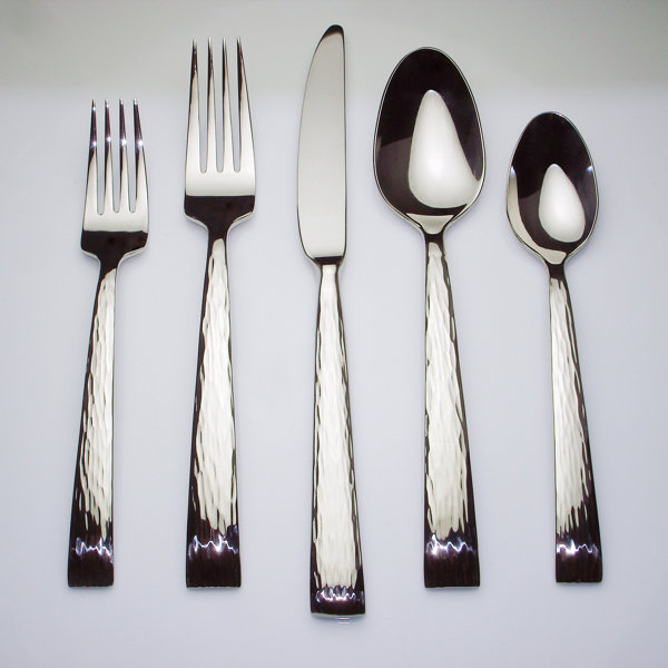 David Shaw Silverware Stainless Steel Flatware Set - Service for 4 ...
