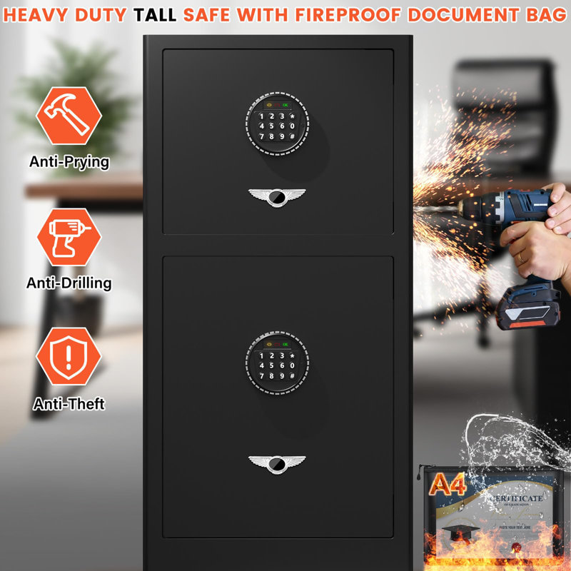 KJETHKEY 8.3Cuft Heavy Duty Safe Box | Wayfair