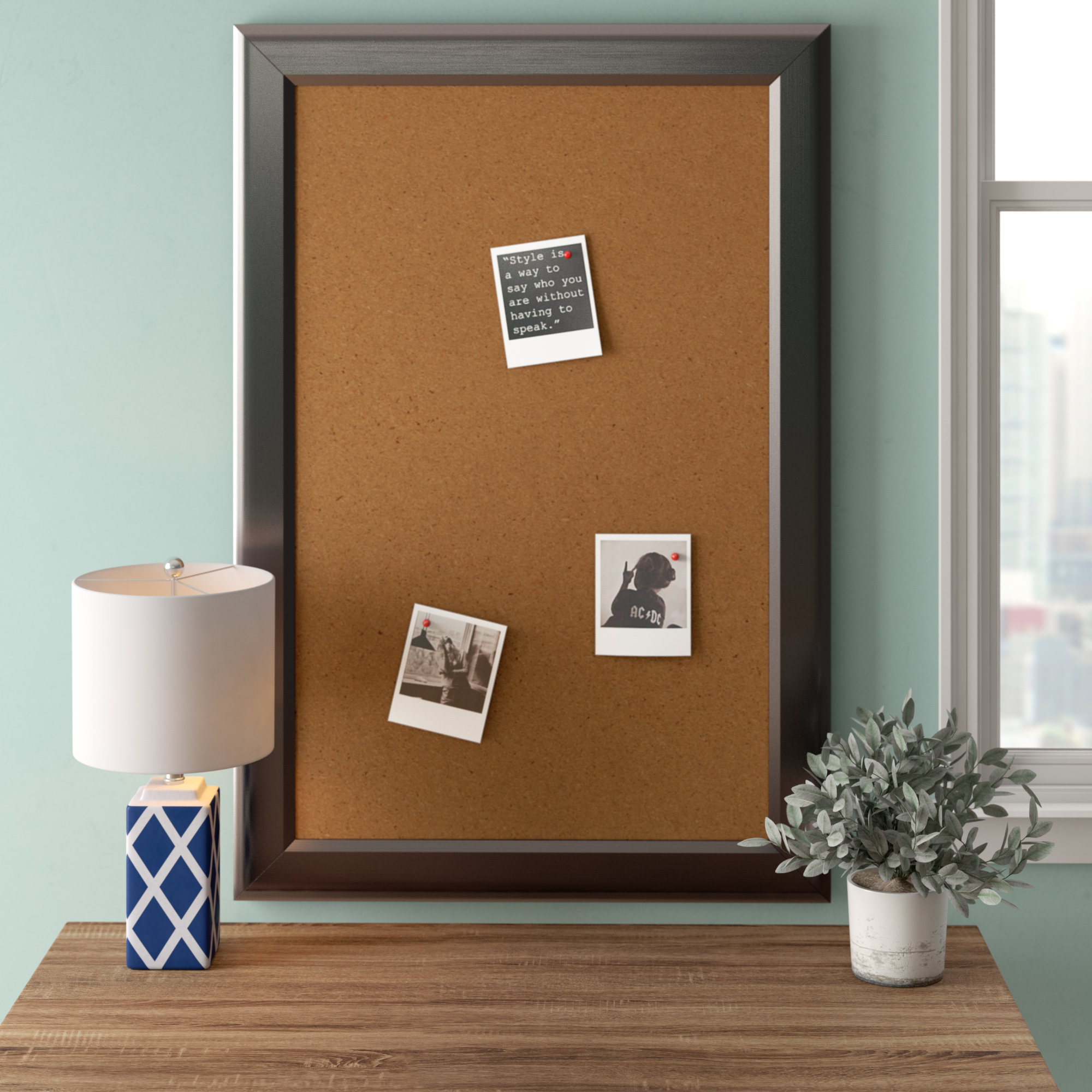 Lark Manor™ Linlin Wall Mounted Bulletin Board - Wayfair Canada