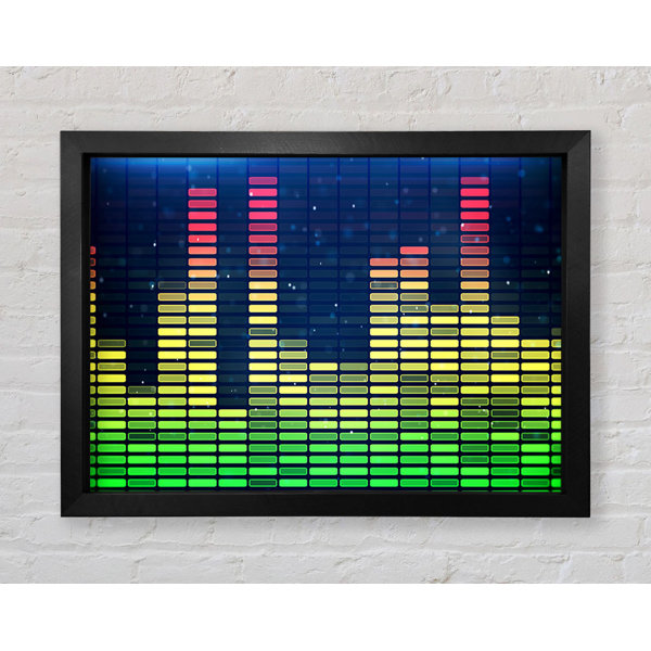 Ebern Designs Equalizer Power - Single Picture Frame Print | Wayfair.co.uk