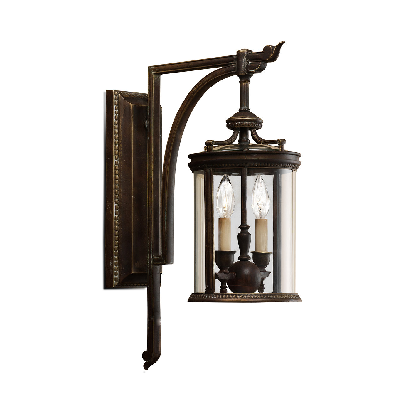 Fine Art Handcrafted Lighting Louvre 22" Outdoor Wall Latern & Reviews ...