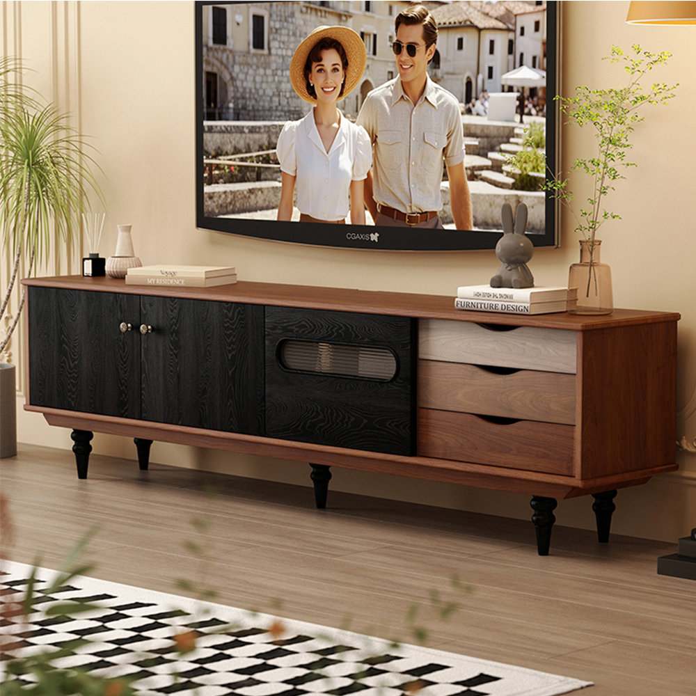 Finaewg American style creative high legged TV stand | Wayfair