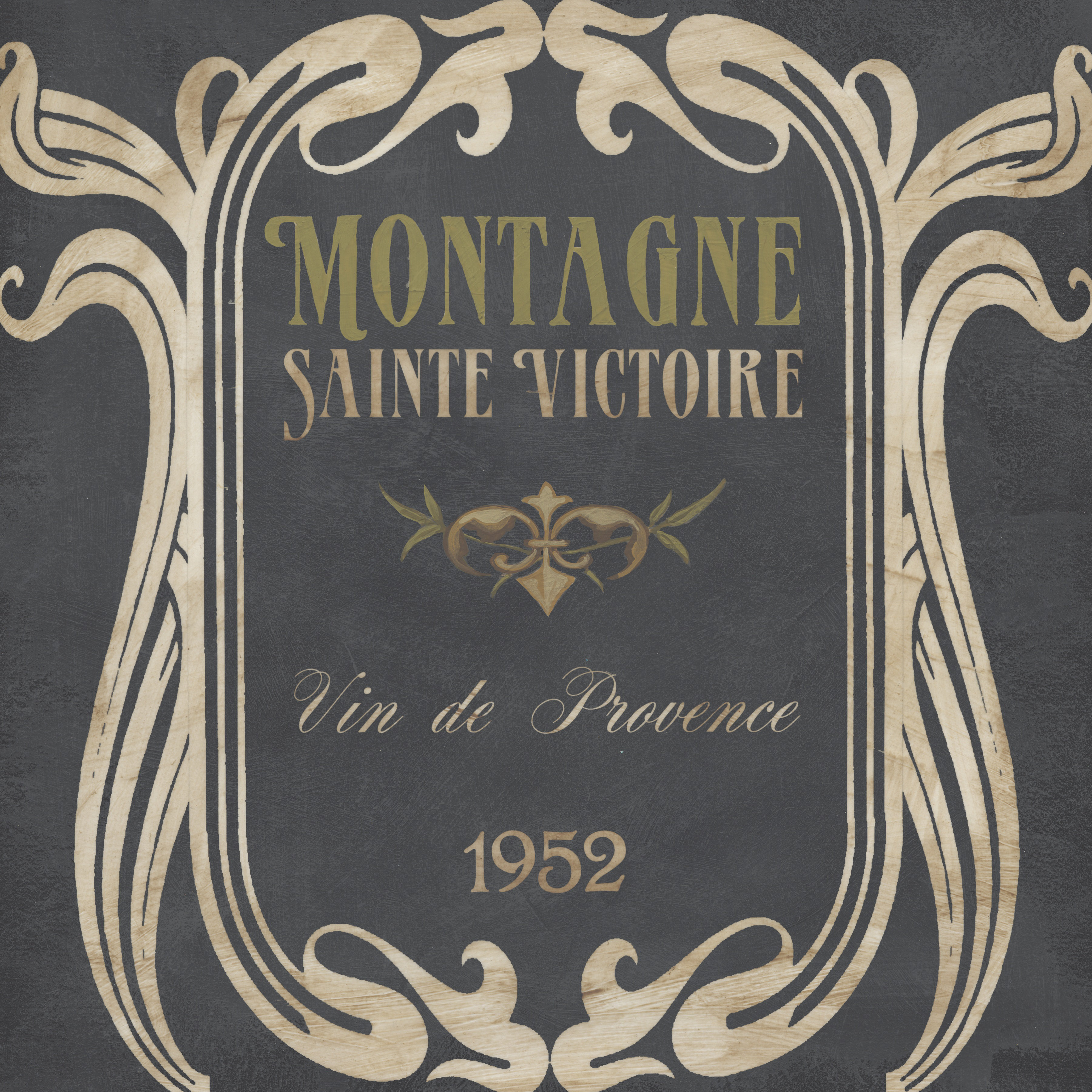 Happy Larry Vintage Wine Labels V by June Erica Vess - Wrapped Canvas ...