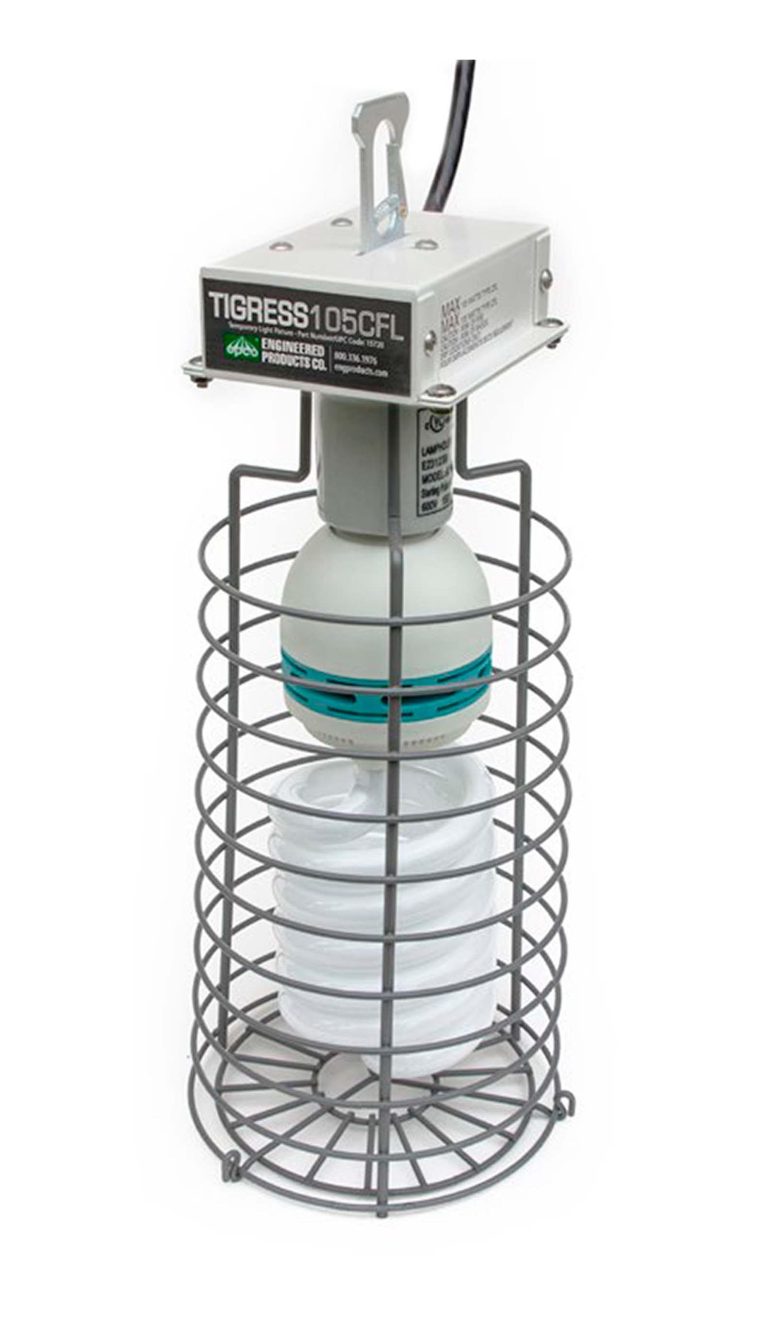 Solus Engineered Products 15720 Cfl Temporary Light With Safety Cage ...