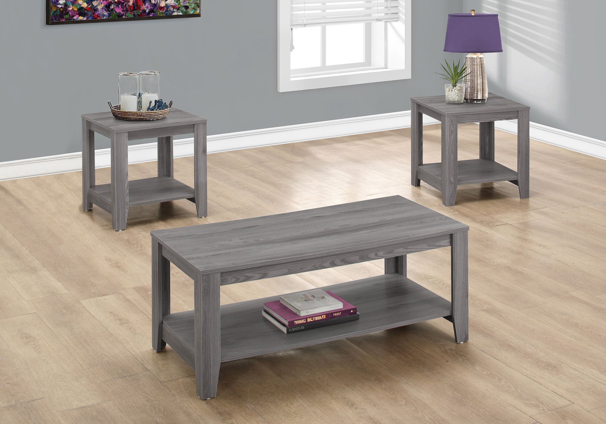 ZeaZu 3 Piece Coffee Table Set | Wayfair