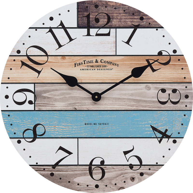 August Grove® Oversized Mullewa 23.6 " Wall Clock & Reviews | Wayfair