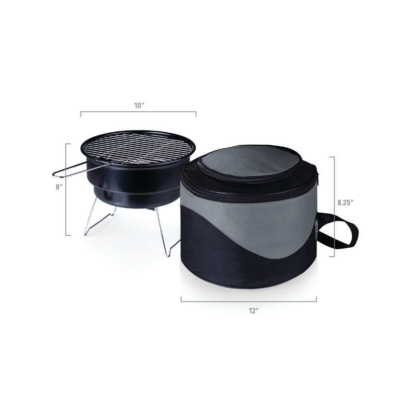 ONIVA™ Caliente Portable Charcoal Grill & Cooler Tote BBQ & Reviews ...