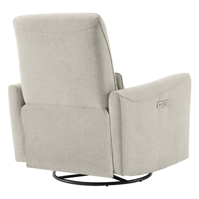 Wade Logan® Cadavid Upholstered Swivel Power Recliner | Wayfair