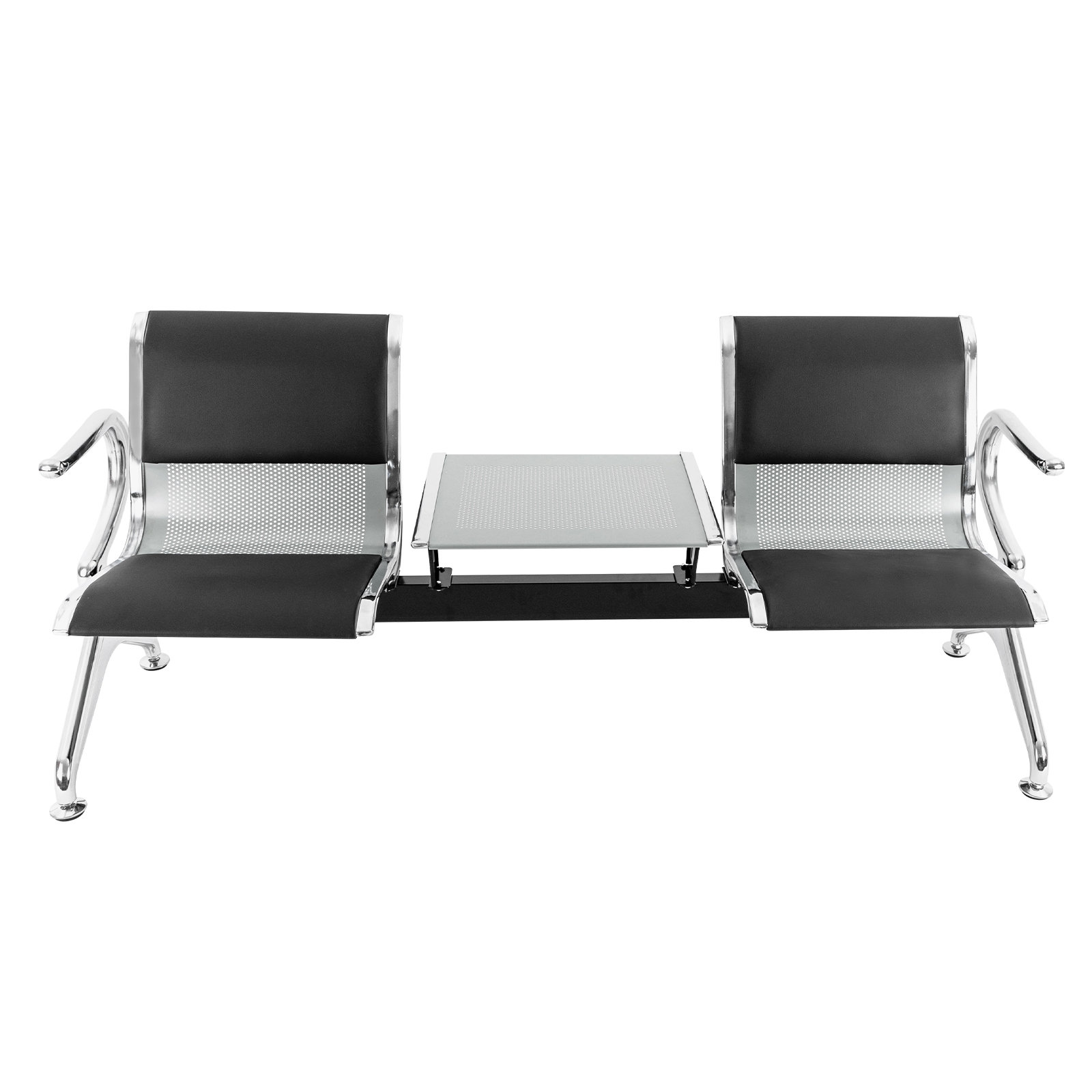 YaoTown Leather Seat Tandem Seating with Metal Frame | Wayfair