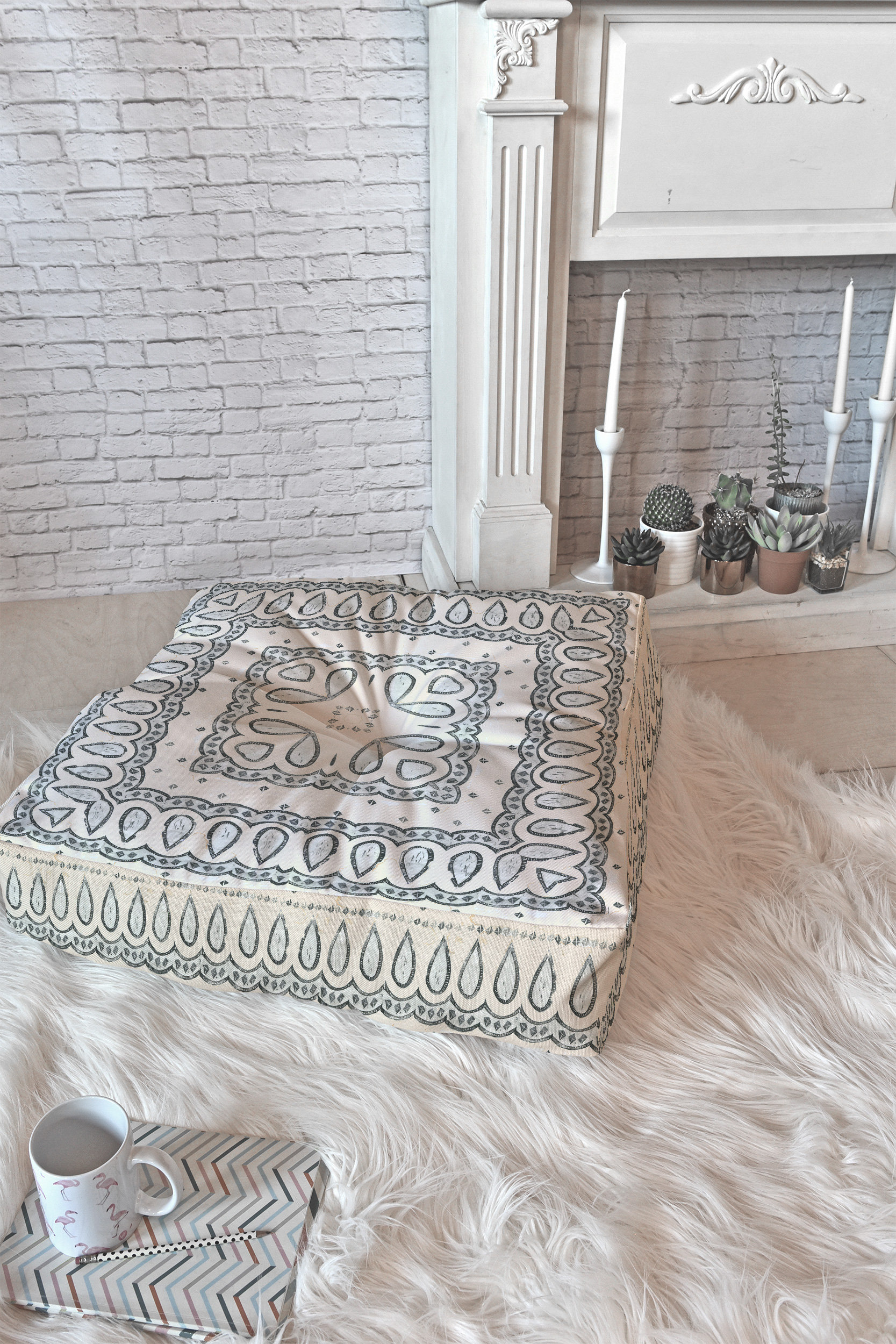 Deny Designs Fancy Floor Pillow Cover and Insert & Reviews | Wayfair