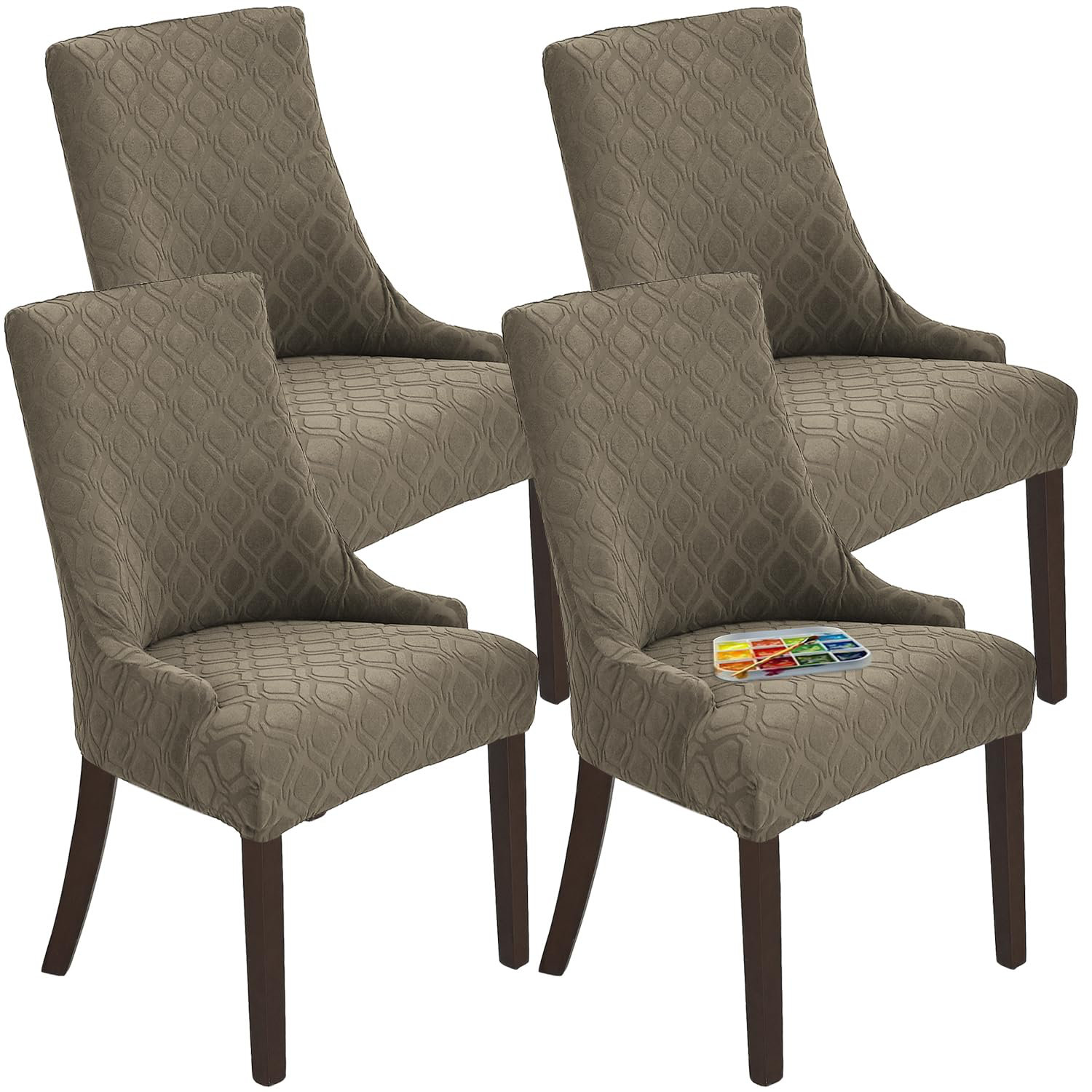 EDGAR'S FURNITURE MANUFACTURING INC Wingback Chair Covers Slipcover ...