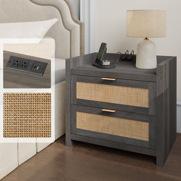 Millwood Pines Aneke Nightstand & Reviews | Wayfair