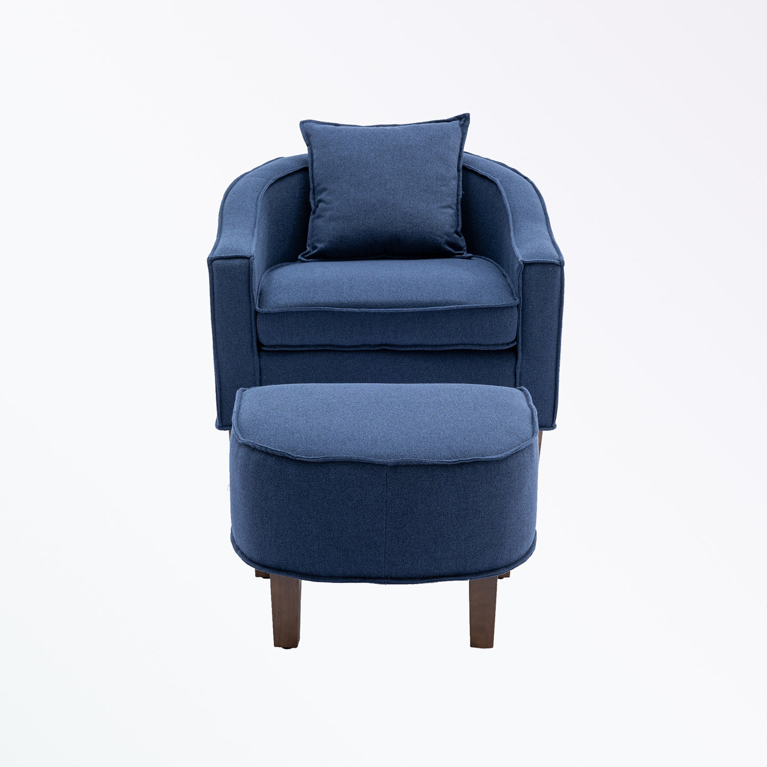 Wildon Home® Novalea 29.13'' Wide Armchair and Ottoman | Wayfair