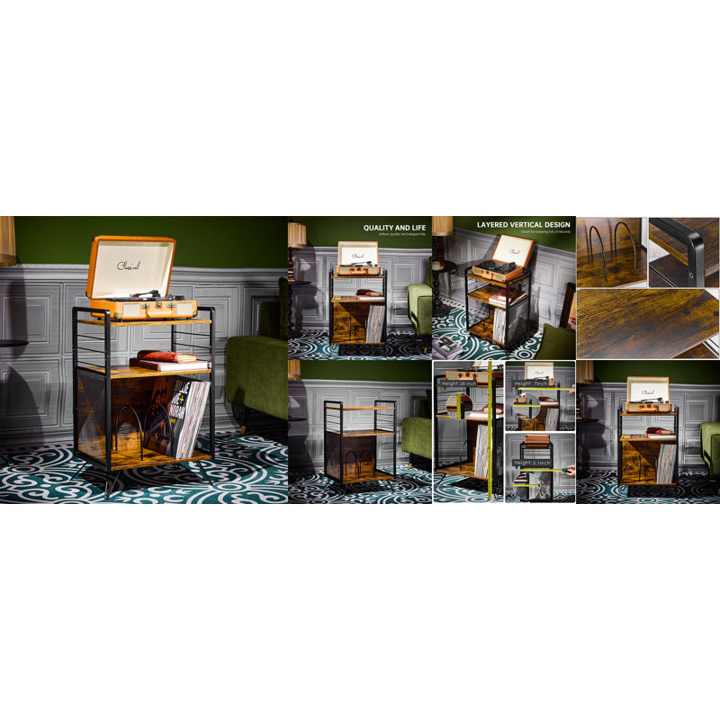 17 Stories 3-Tier Audio Rack & Reviews - Wayfair Canada