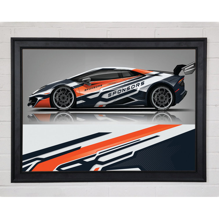 Williston Forge Race Supercar - Single Picture Frame Art Prints ...