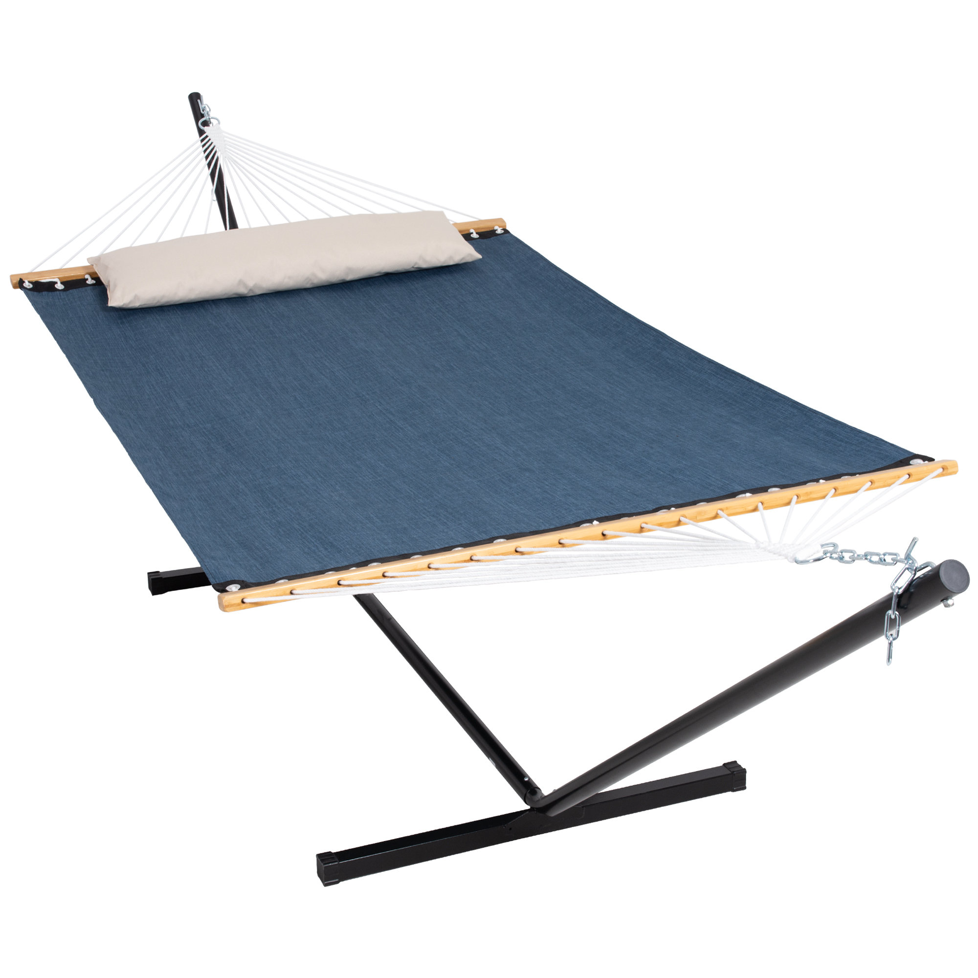 Arlmont & Co. Sharena 2 Person Spreader Bar Hammock with Stand | Wayfair