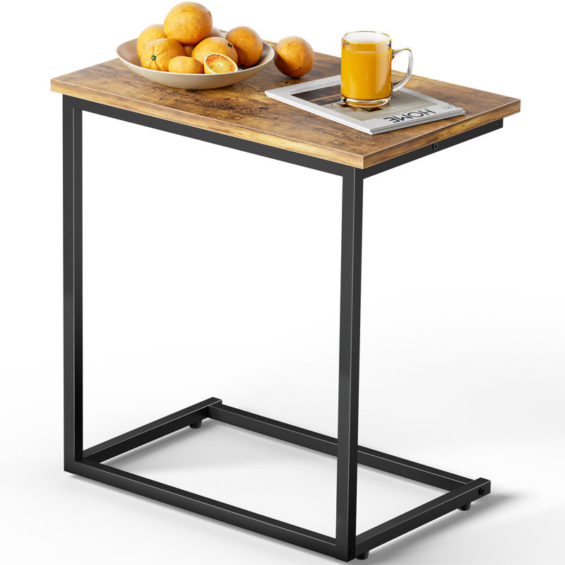 Fairmont Park 52cm X 32cm End Table Wood C Table With Metal Base For ...