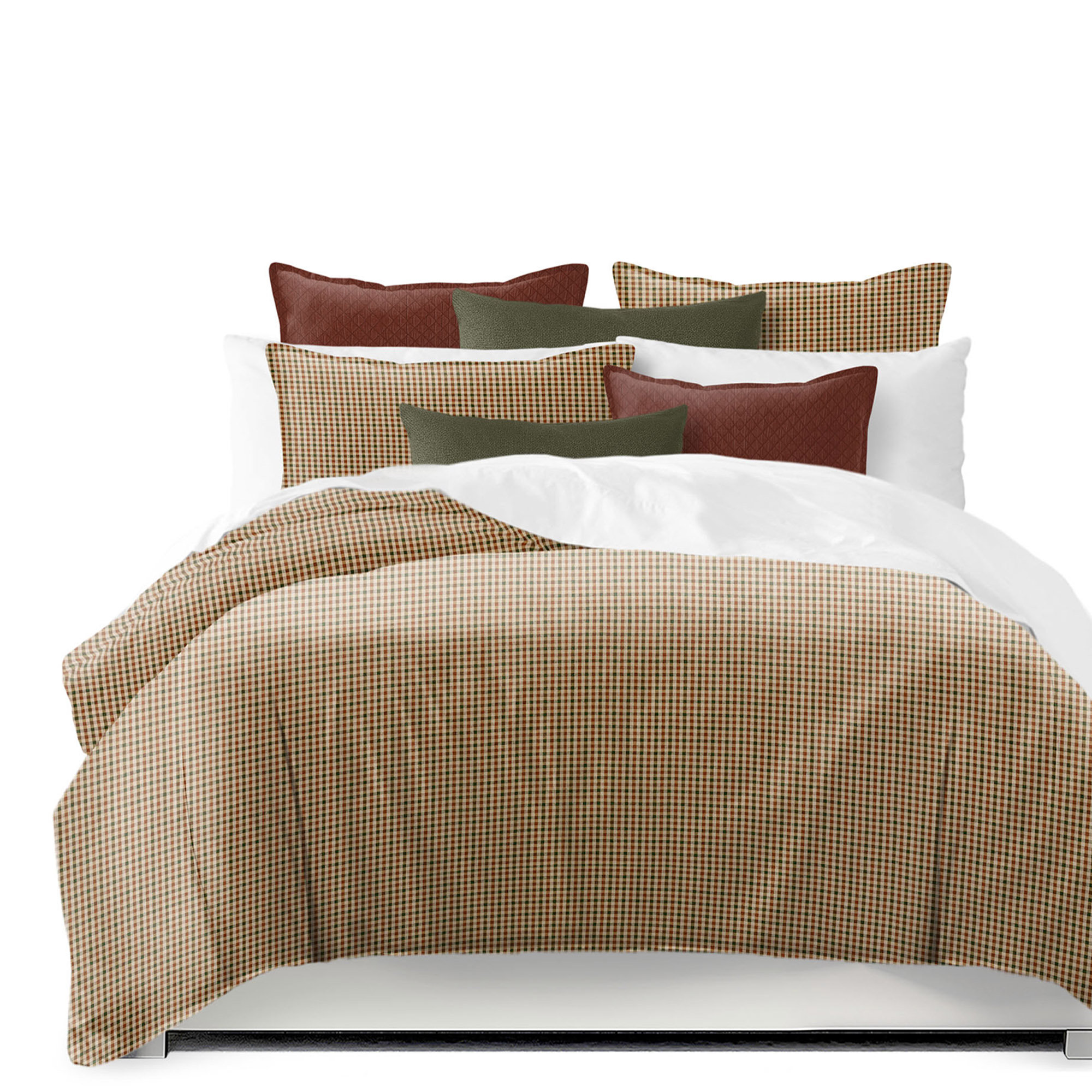 Colcha Linens Light Brown Standard Cotton 3 Piece Duvet Cover Set | Wayfair