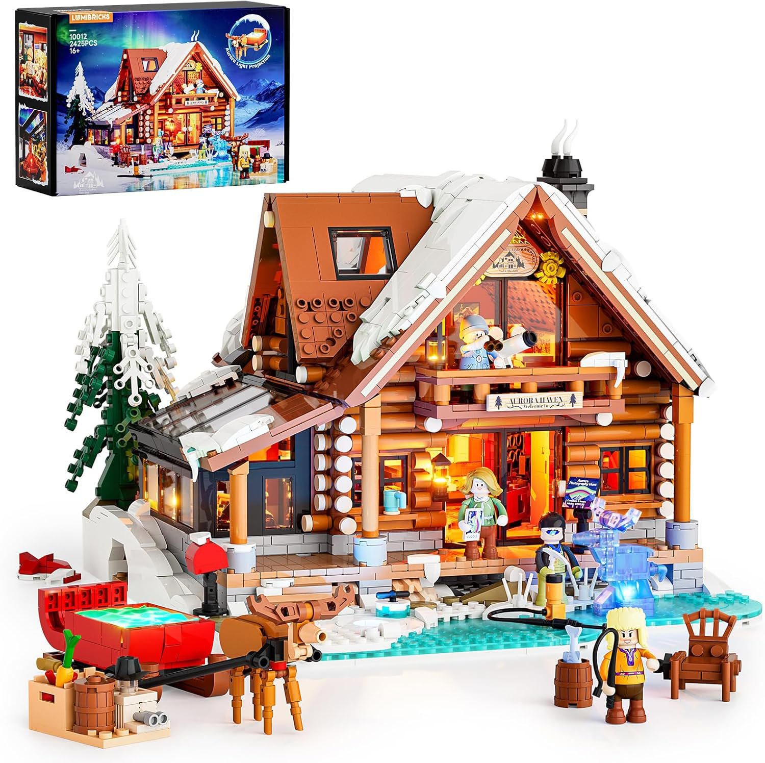 The Holiday Aisle® Christmas Lighting-Building-Bricks Set - Wayfair Canada