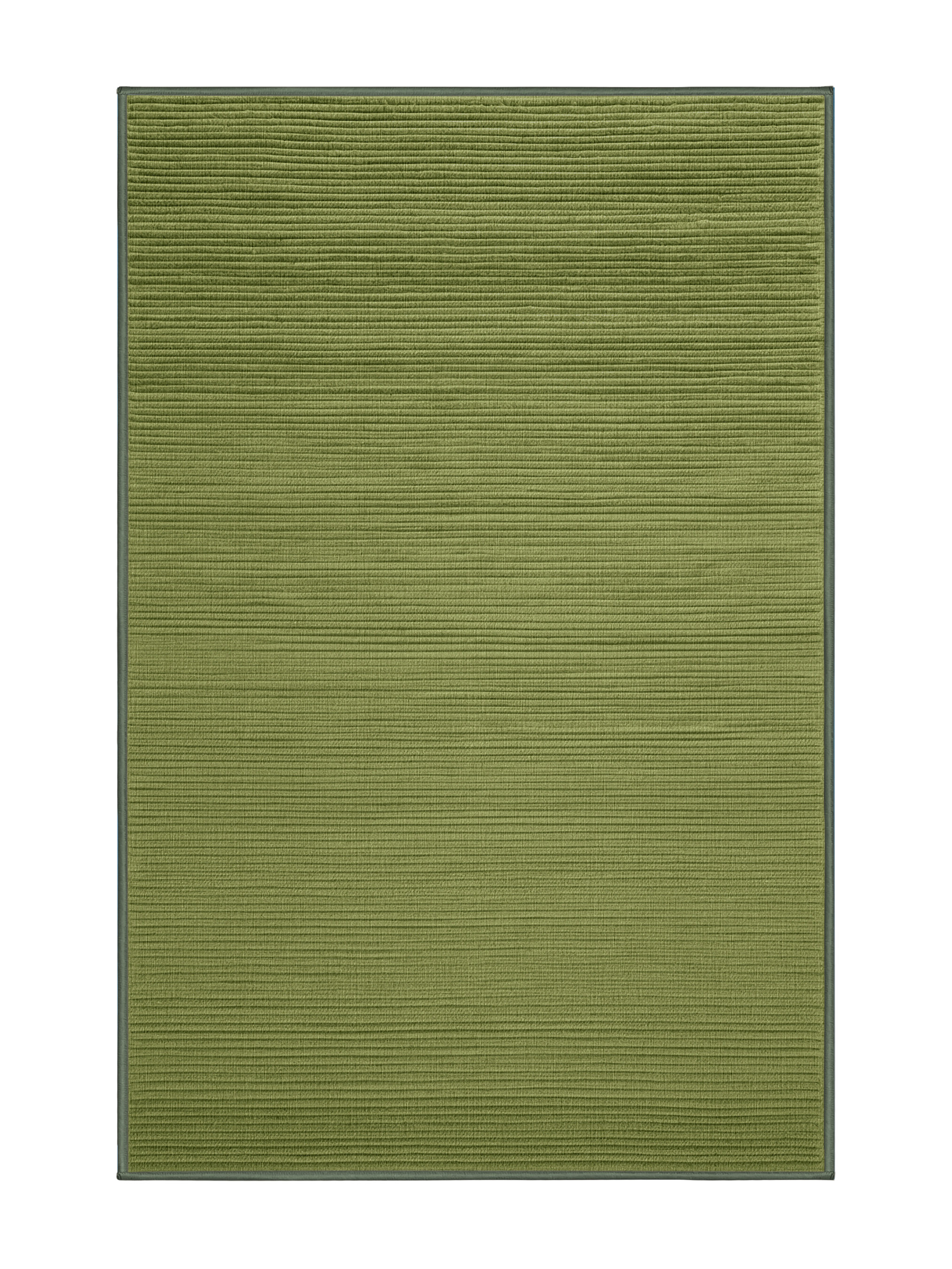 Hokku Designs Machine Washable Solid Green Area Rug | Wayfair