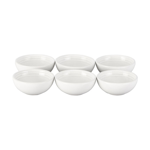 Le Creuset Stoneware Pinch Bowl Gift Set (Set Of 6), White & Reviews ...