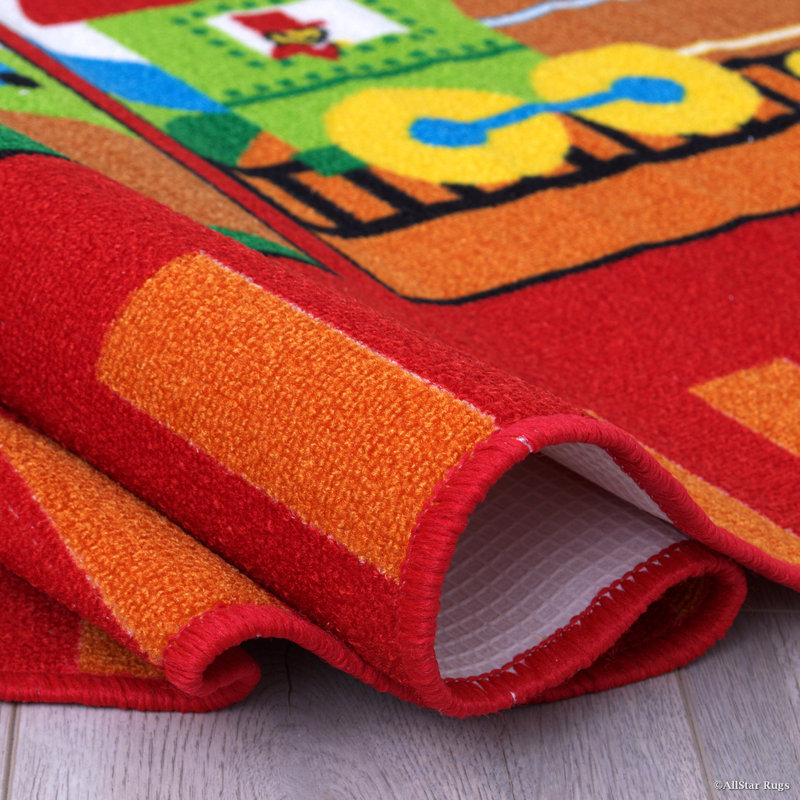 Zoomie Kids Lenny Rectangle Geometric Hand Tufted Nylon Rug | Wayfair