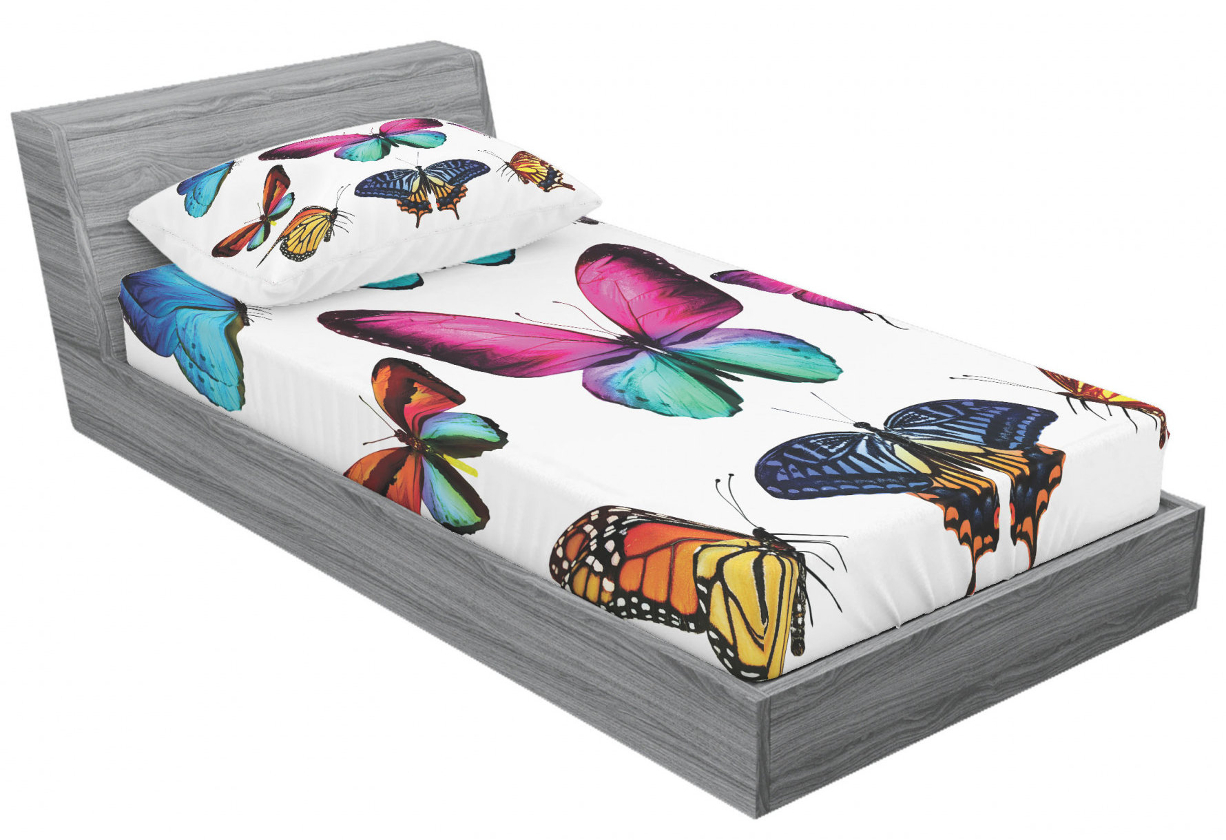 Ambesonne Butterfly Sheet Set | Wayfair